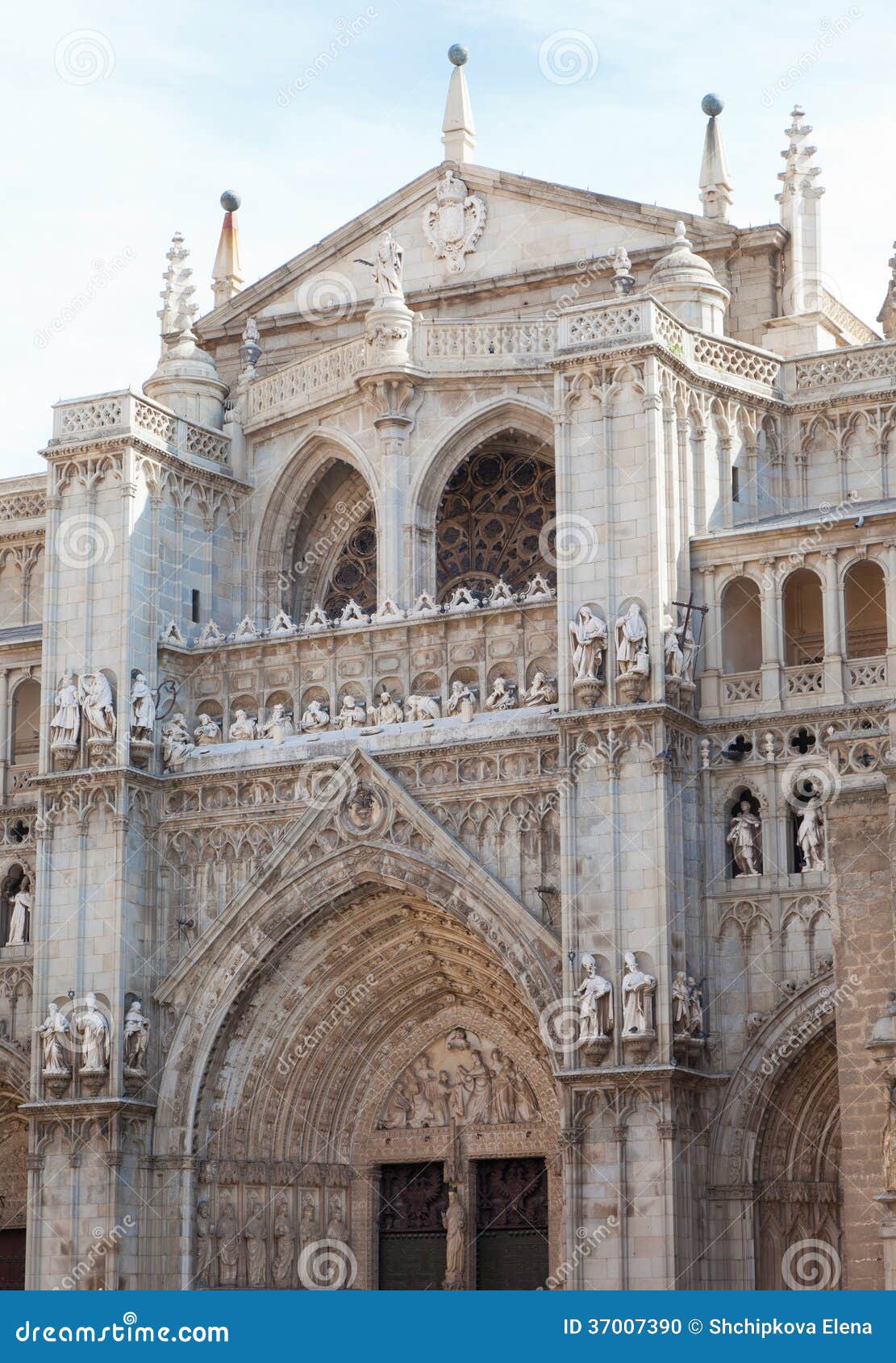 Toledo, Spain stock photo. Image of religion, statue - 37007390