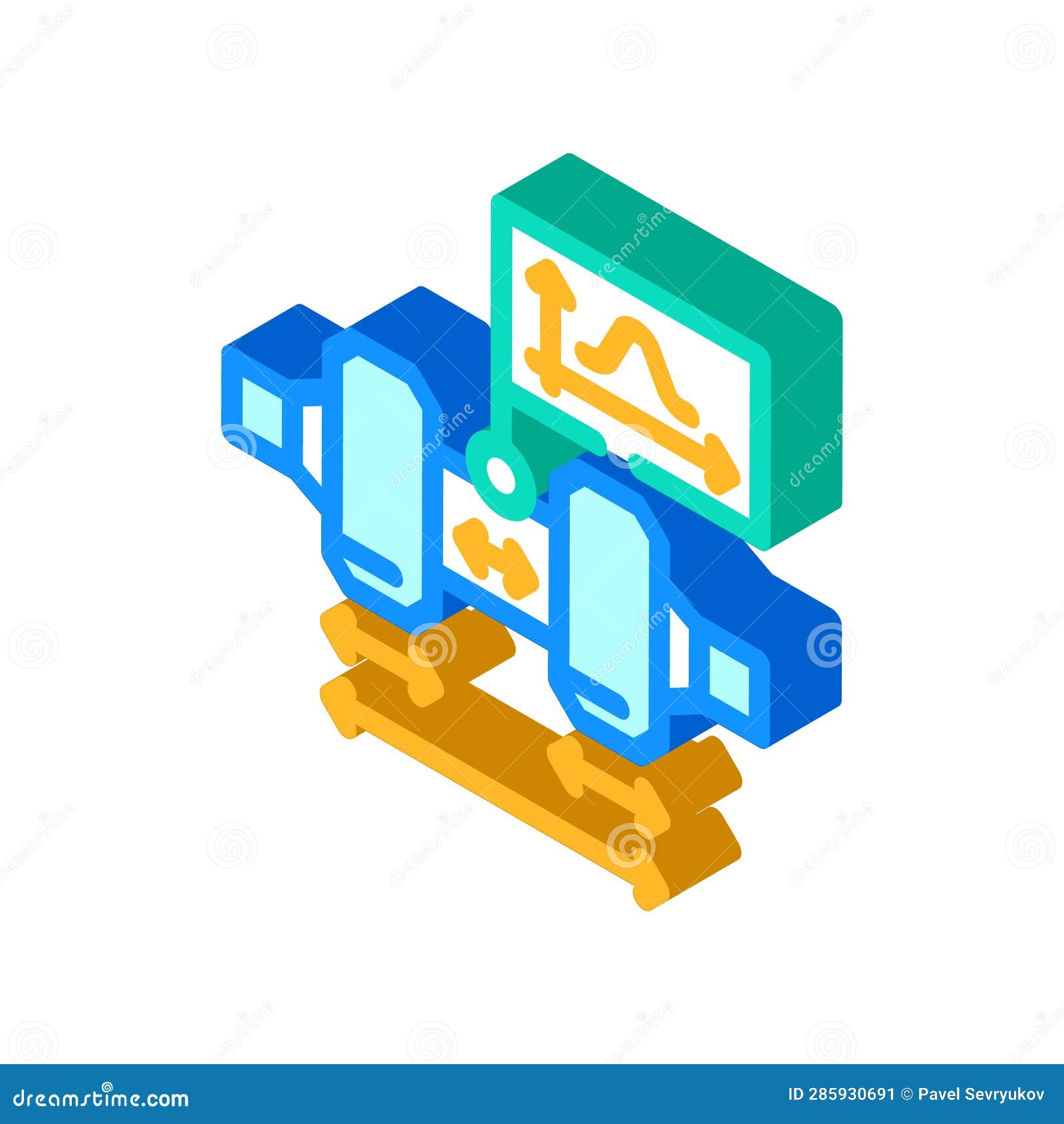 Tolerance Analysis Mechanical Engineer Isometric Icon Vector ...