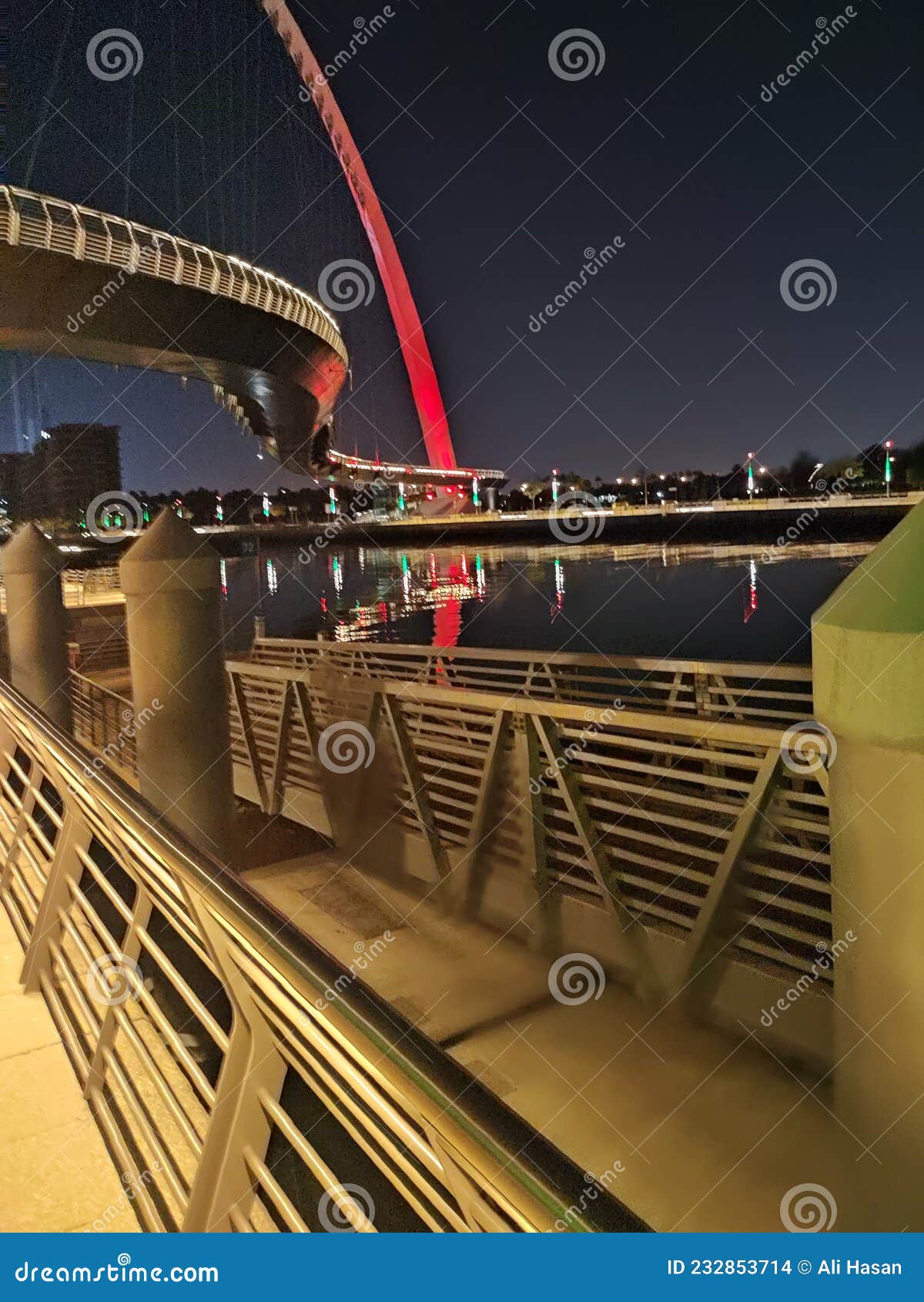 Tolerance Bridge Al Wasl Dubai Stock Photo - Image of tolerance, view ...
