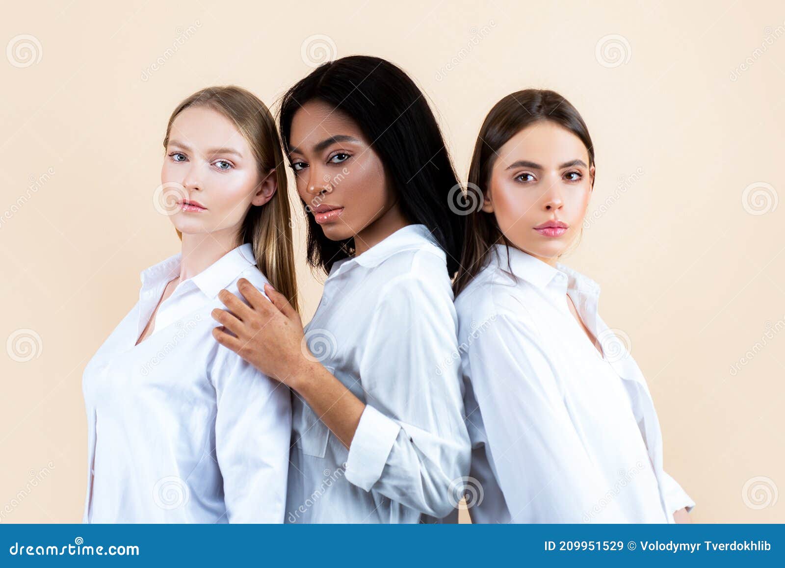 Tolerance Concept Interracial Multiethnic Nation Mixed Woman Lesbian