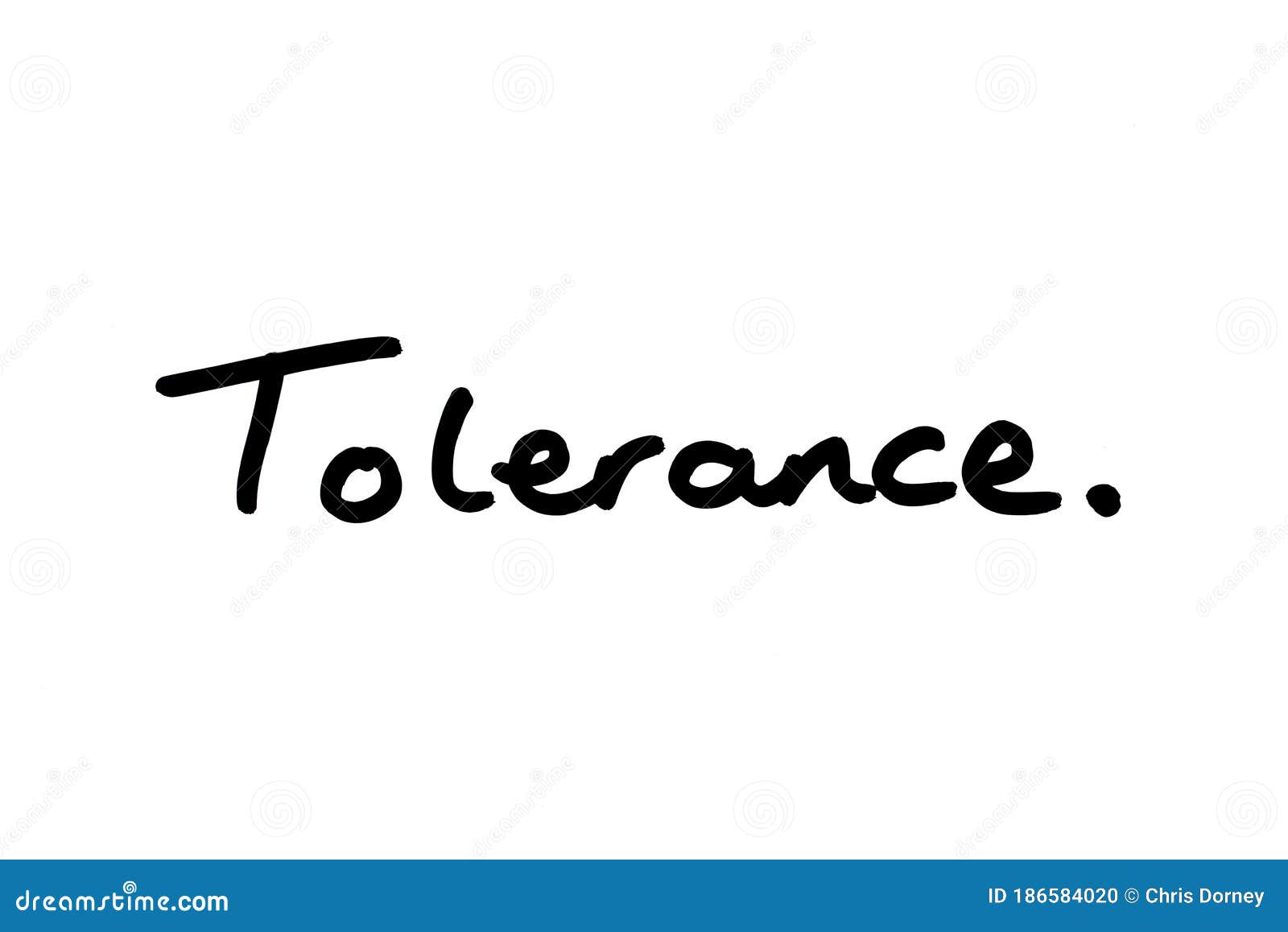 Tough And Tolerant As A Choice - Pictured As Words Tough, Tolerant On ...