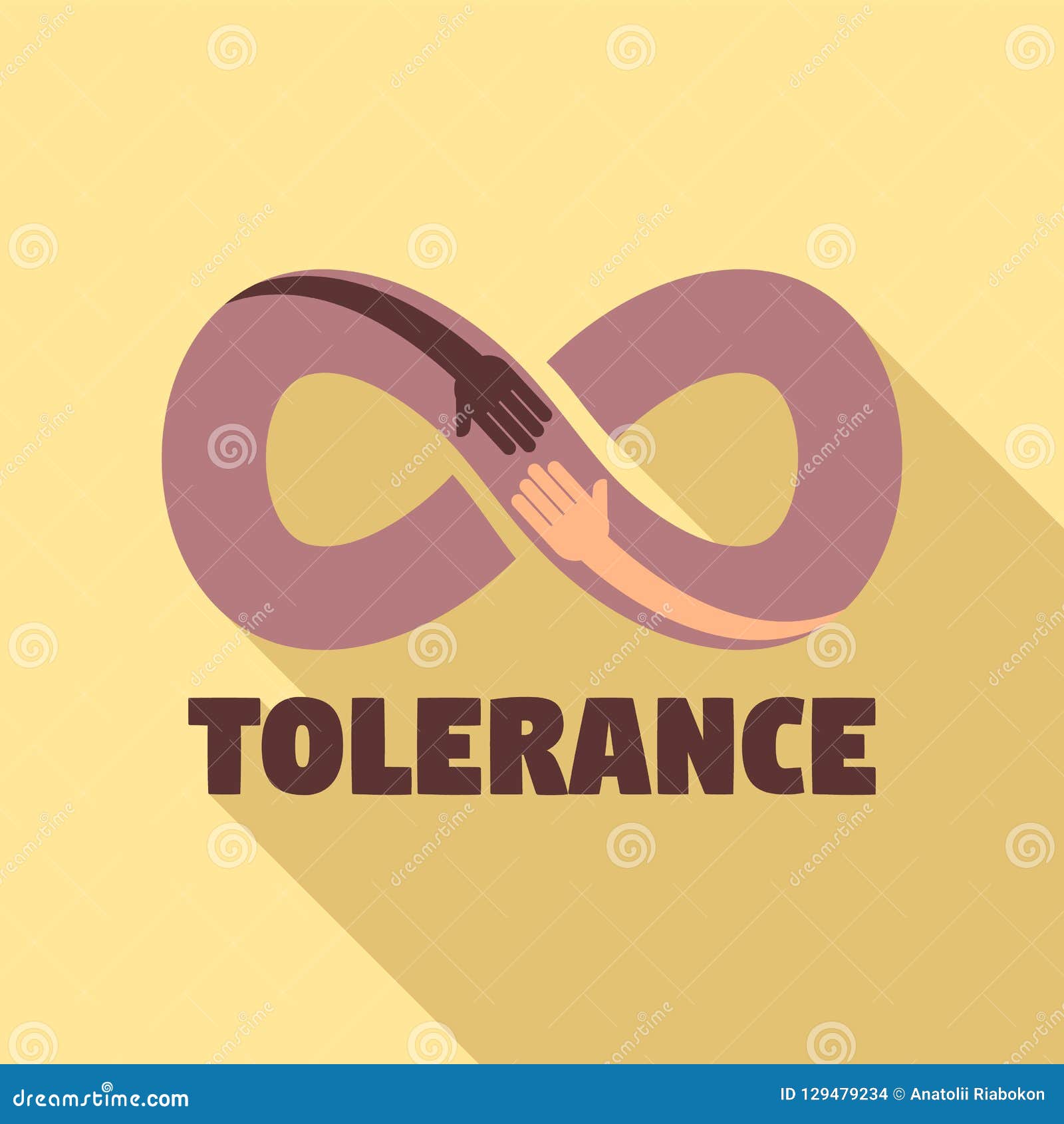 Tolerance logo, flat style stock vector. Illustration of earth - 129479234