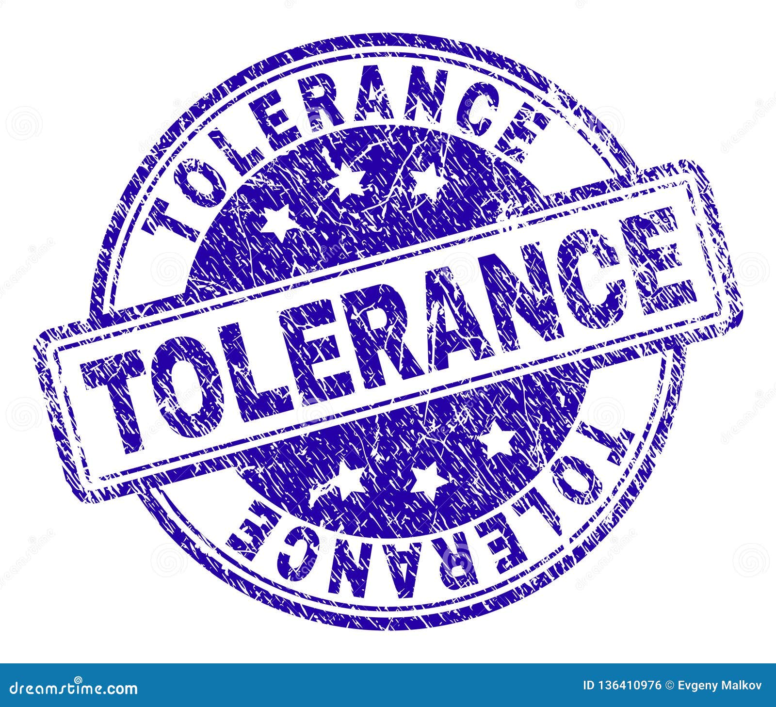 Grunge Textured TOLERANCE Stamp Seal Stock Vector - Illustration of ...