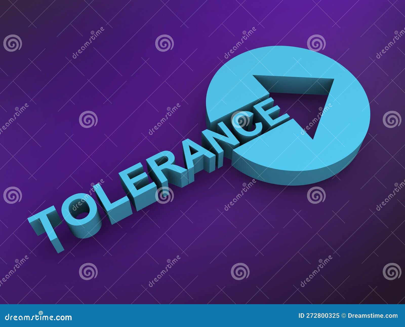 Tolerance word on purple stock illustration. Illustration of expression ...