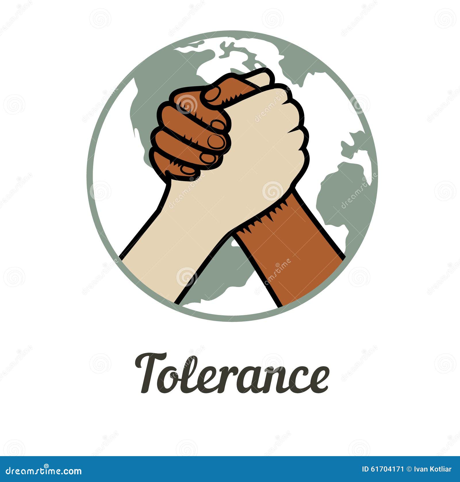 Tolerantie vector illustratie. Illustration of ontwerp - 61704171