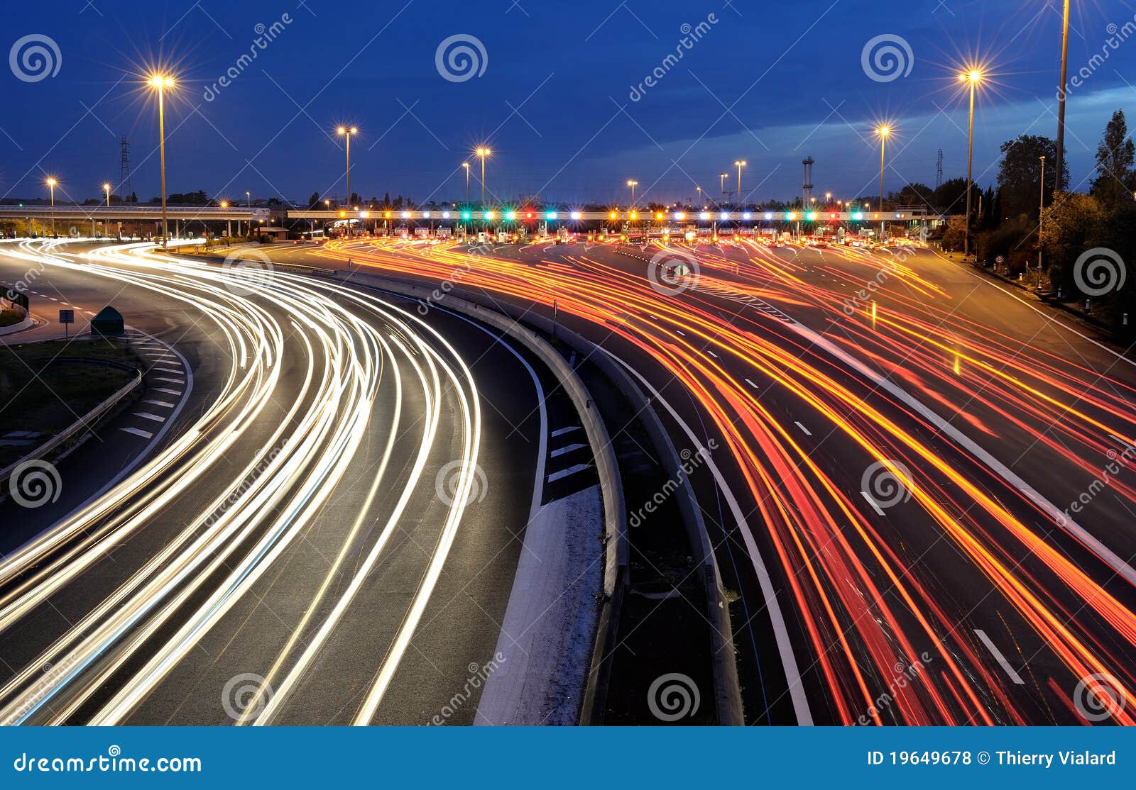 Toll gate stock photo. Image of roadway, lodging, gate - 19649678