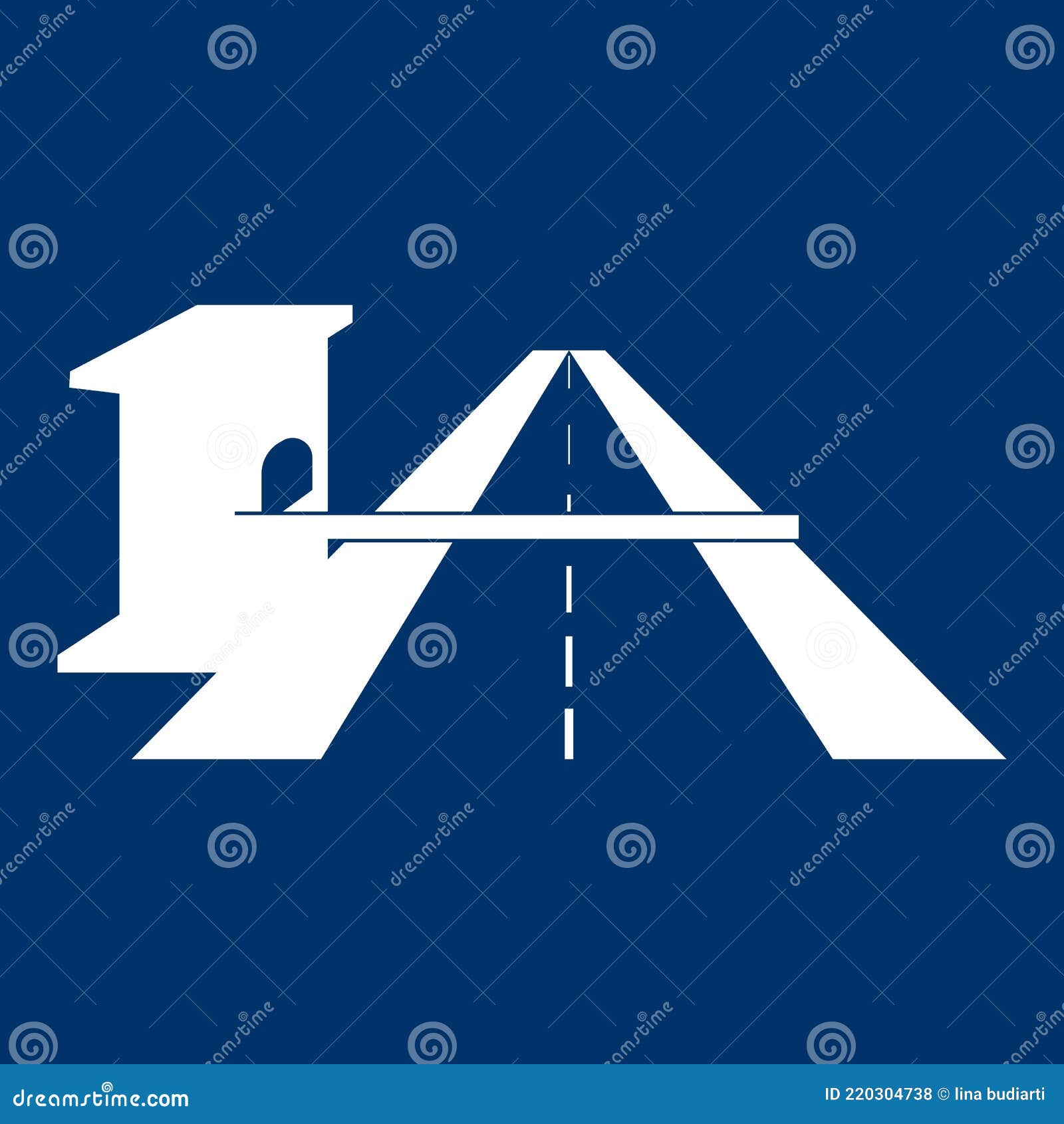 Toll gate icon stock vector. Illustration of sign, vehicle - 220304738
