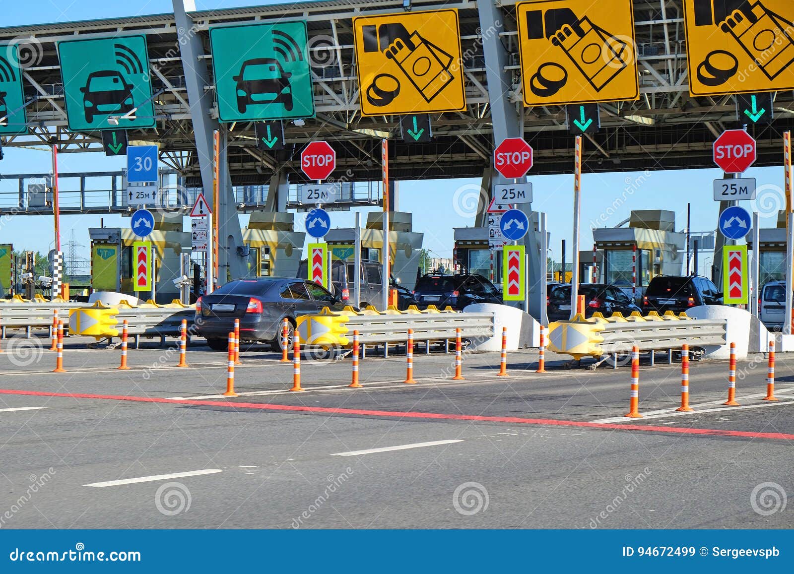 The toll road stock image. Image of toll, boundary, gate - 94672499