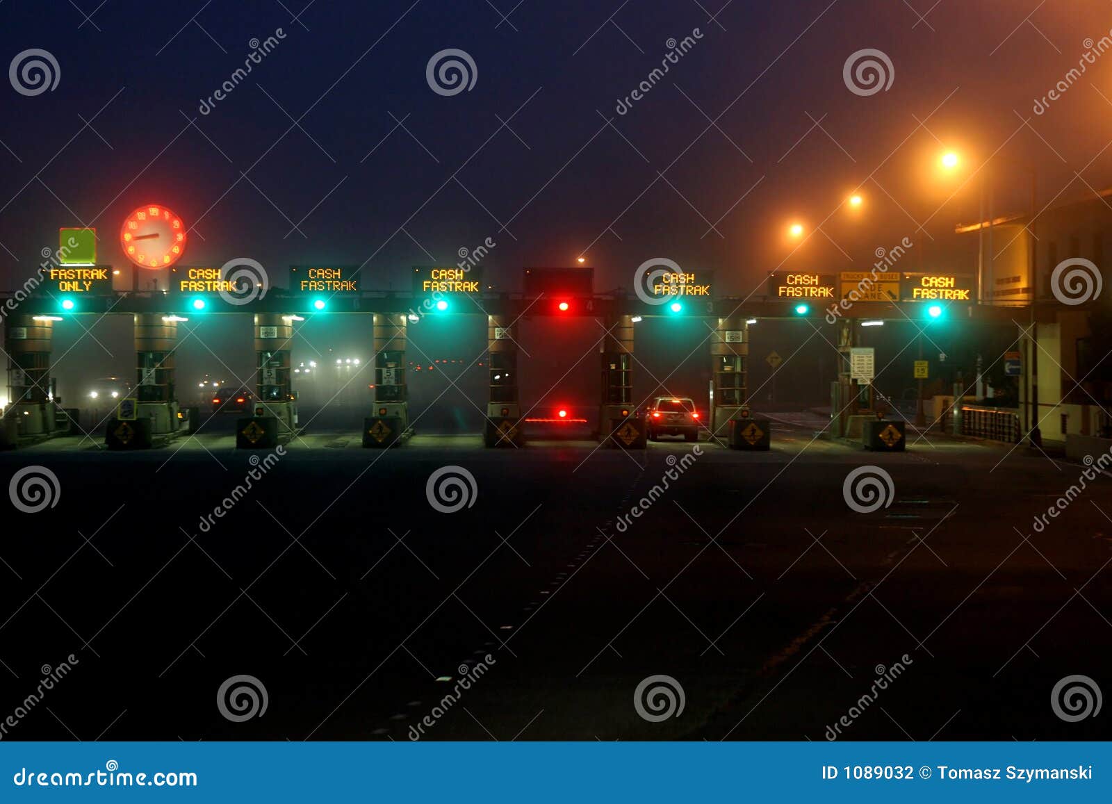 Toll road gates stock photo. Image of california, road - 1089032