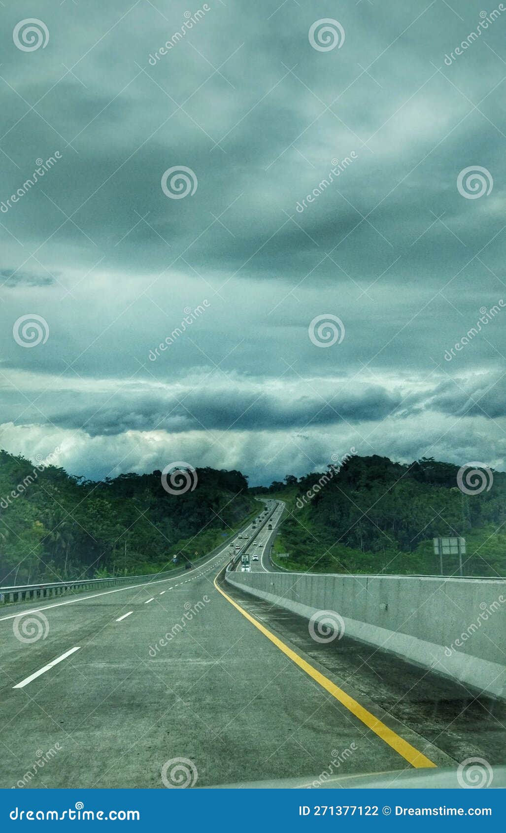 Toll Road Highway at Bocimi Stock Photo - Image of mountain, horizon ...