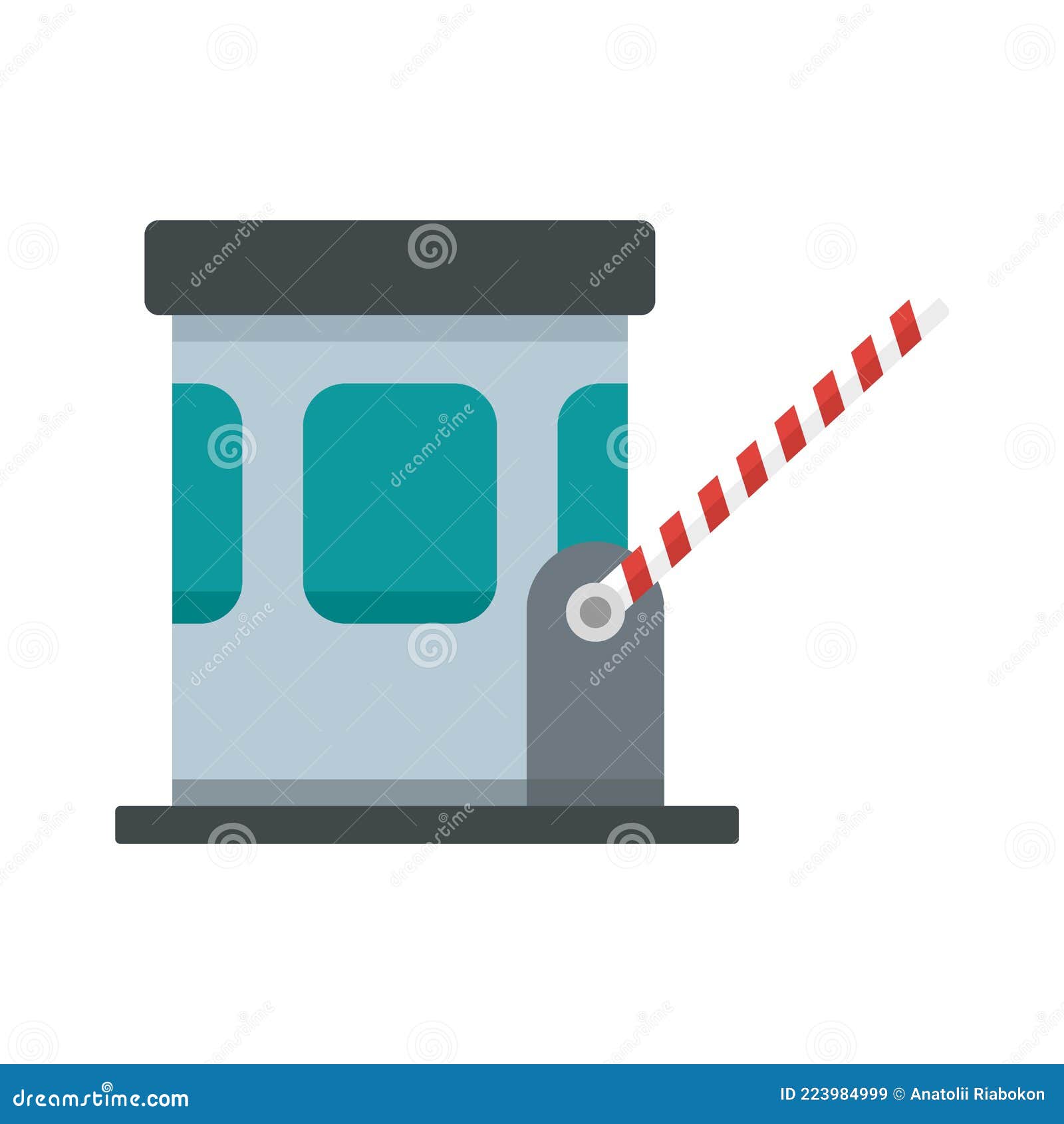 Toll Road Icon. Trendy Flat Vector Toll Road Icon On White Background ...