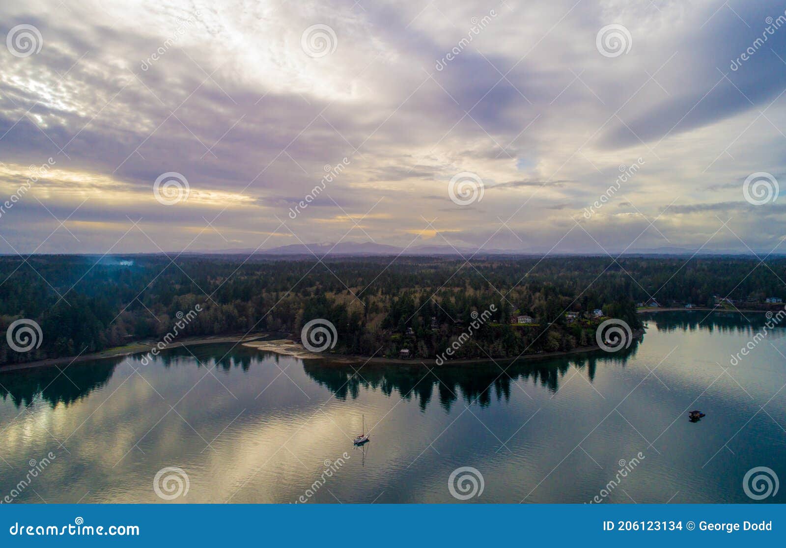 Tolmie State Park in Olympia, Washington Stock Photo - Image of ...