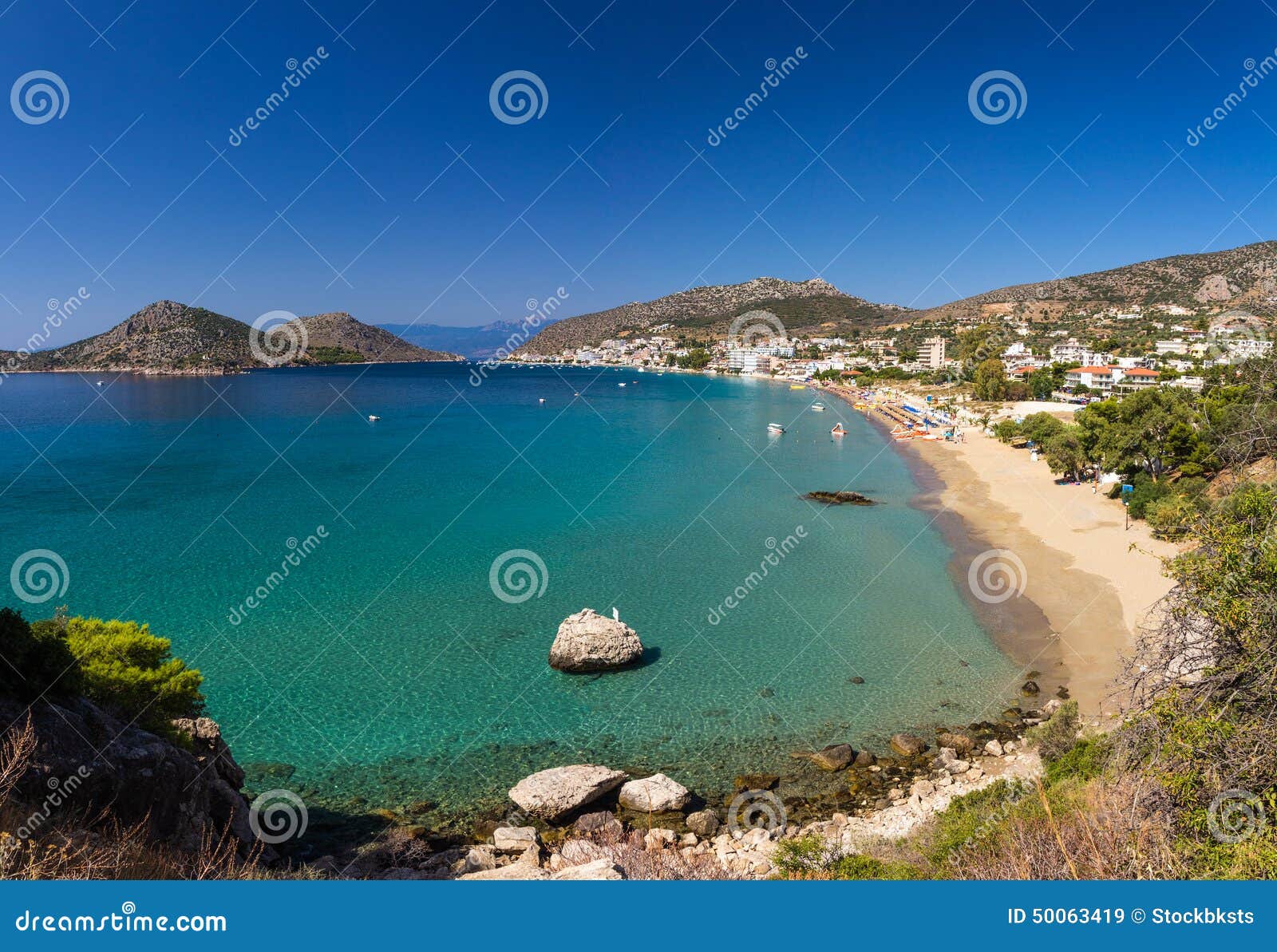 Tolo stock image. Image of sand, greek, tourism, province - 50063419