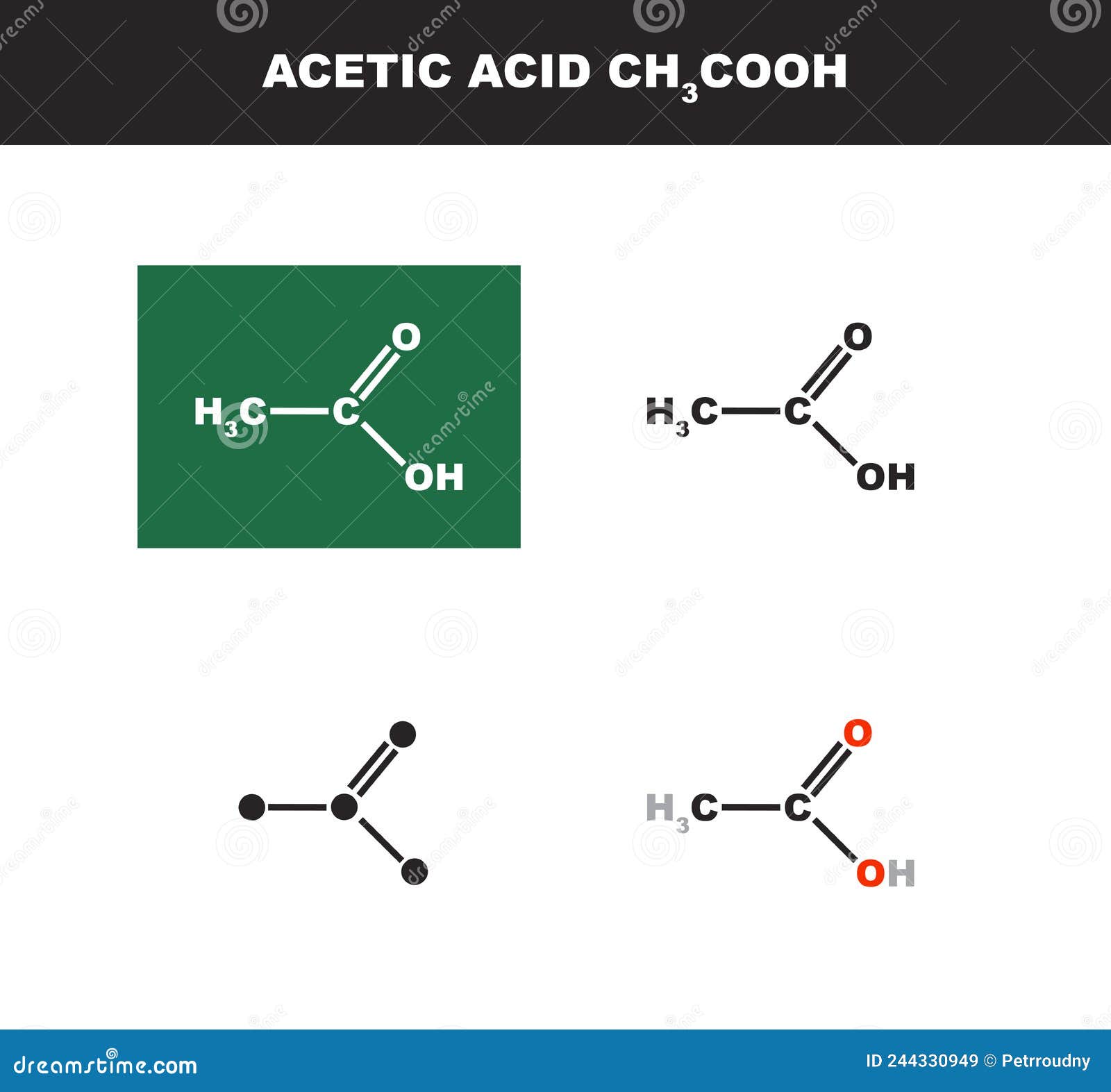 Ch3cooh Stock Illustrations – 7 Ch3cooh Stock Illustrations, Vectors ...