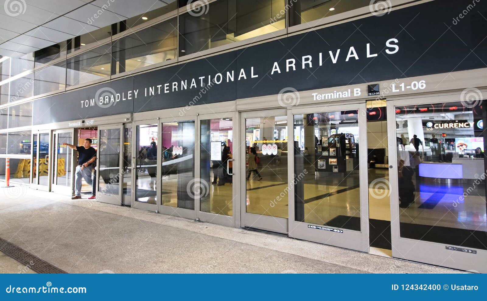 Tom Bradley International Terminal TBIT Imagem Editorial - Imagem de ...