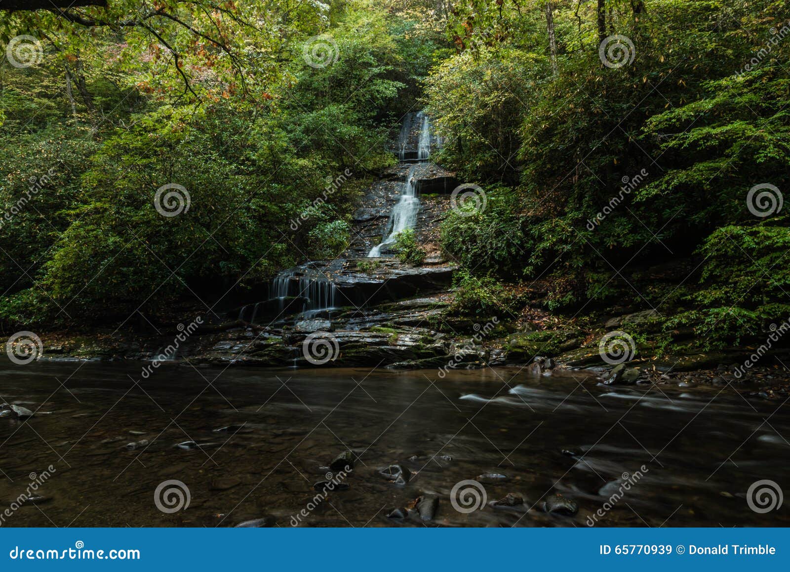 Tom Branch Fall in North Carolina Stock Image - Image of north ...