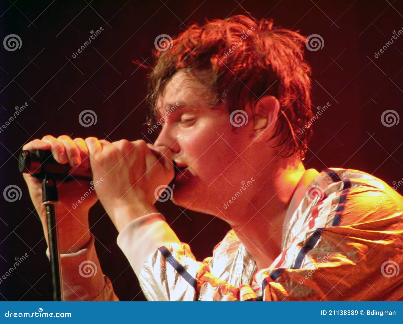 Tom Chaplin of Keane - Live Performance Editorial Stock Image - Image ...