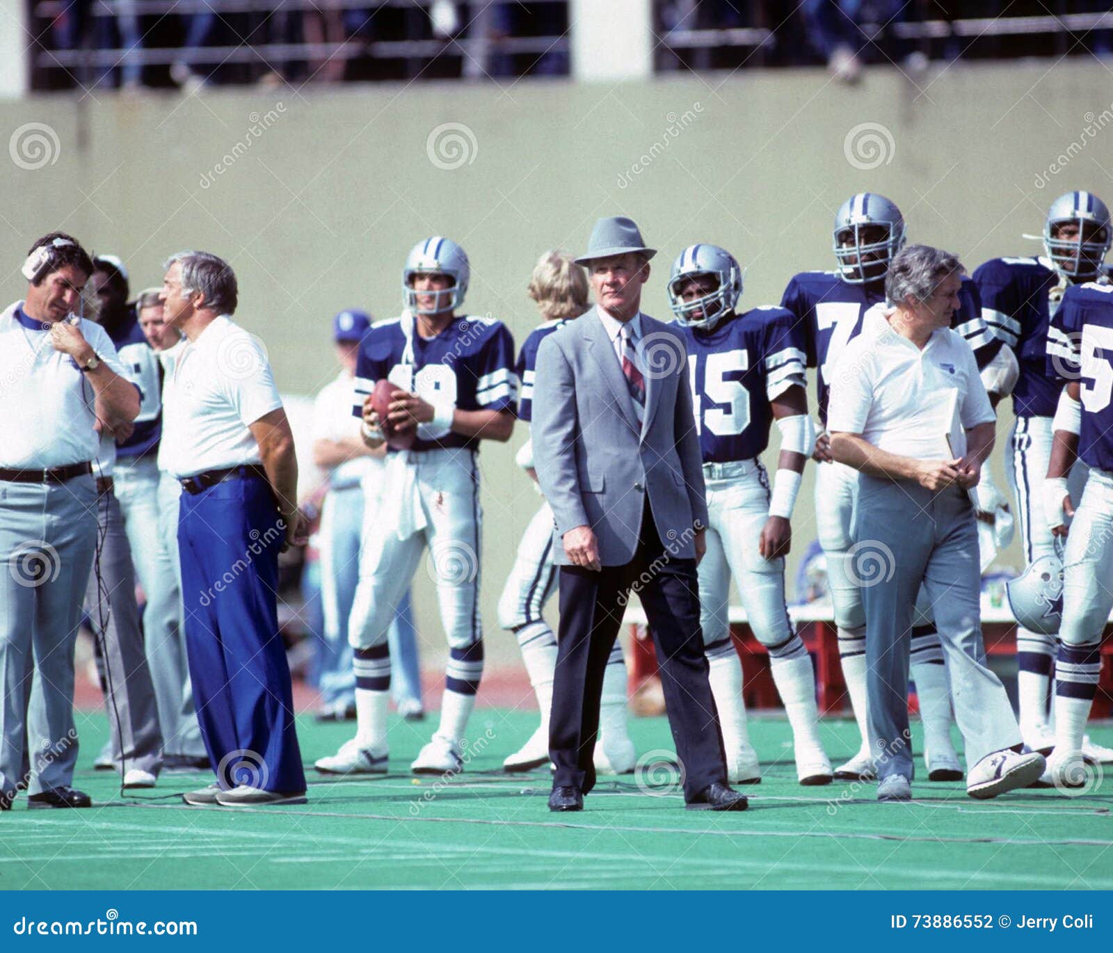 Tom Landry fotografía editorial. Imagen de naturalizado - 73886552