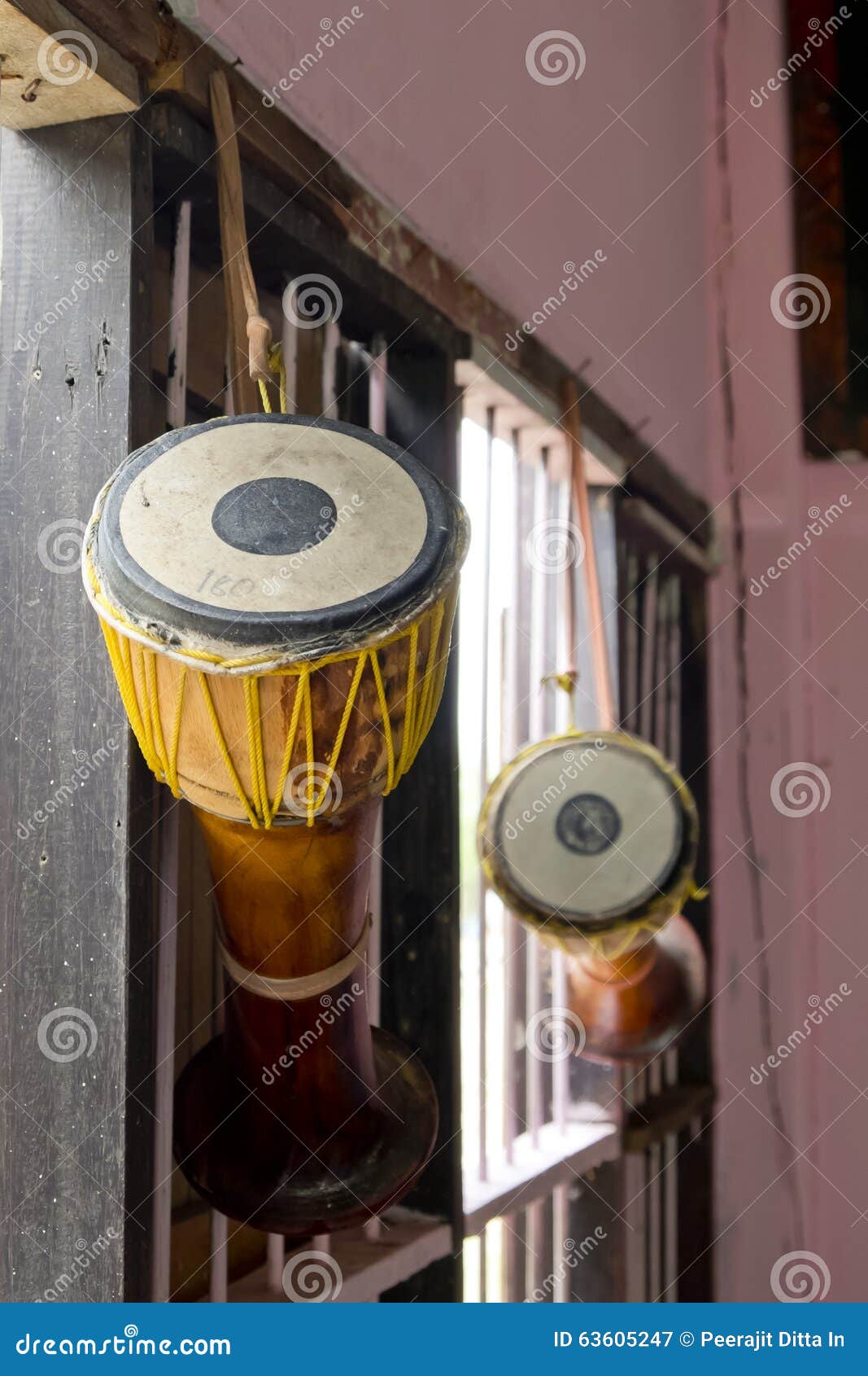 Tom-tom - Thai Musical Instruments Stock Image - Image of trammel ...