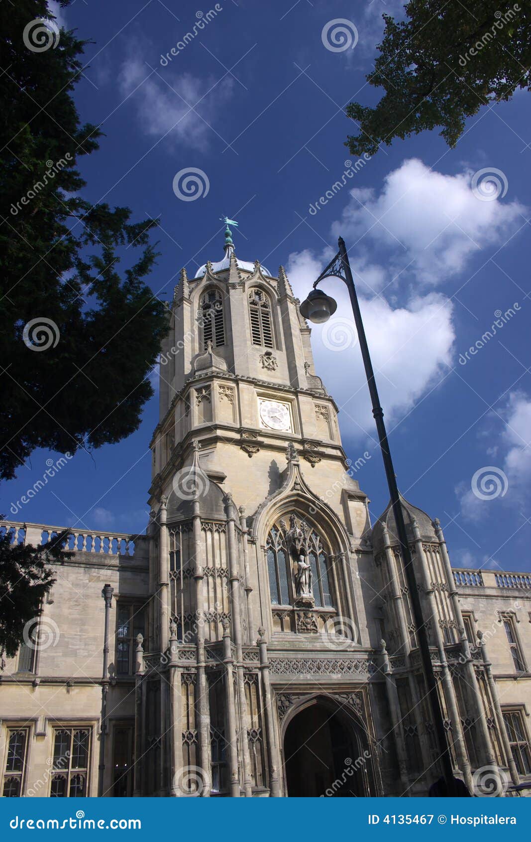 Tom Tower stock image. Image of cathedral, college, britain - 4135467