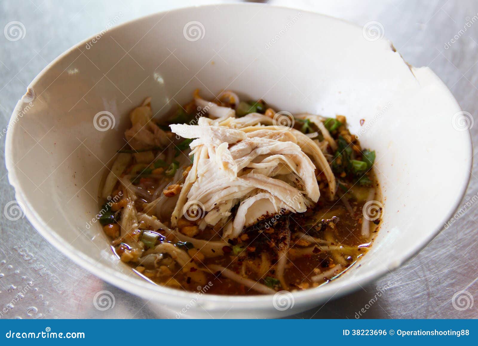 Tom Yum chicken Noodle stock photo. Image of gourmet - 38223696
