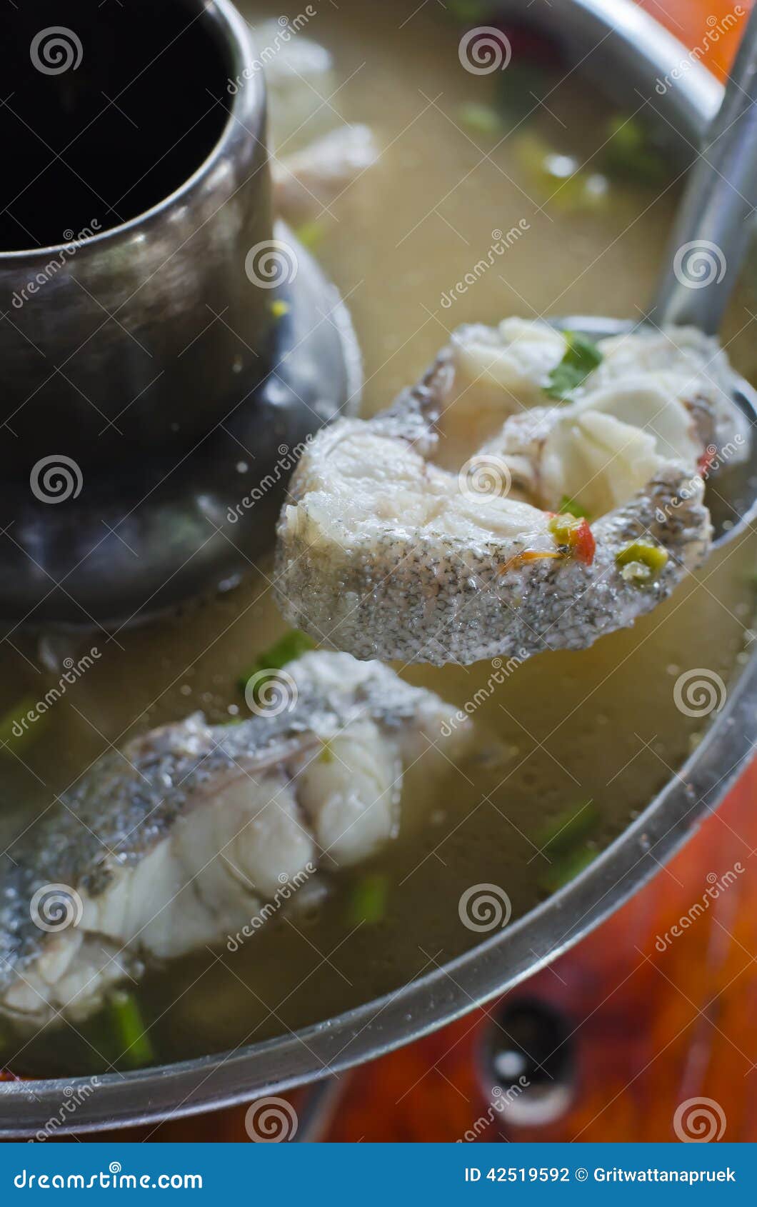 Tom Yum Fish stock photo. Image of fried, health, food - 42519592