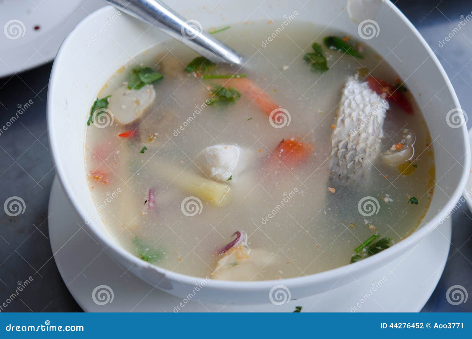 Tom Yum fish stock photo. Image of kung, traditional - 44276452