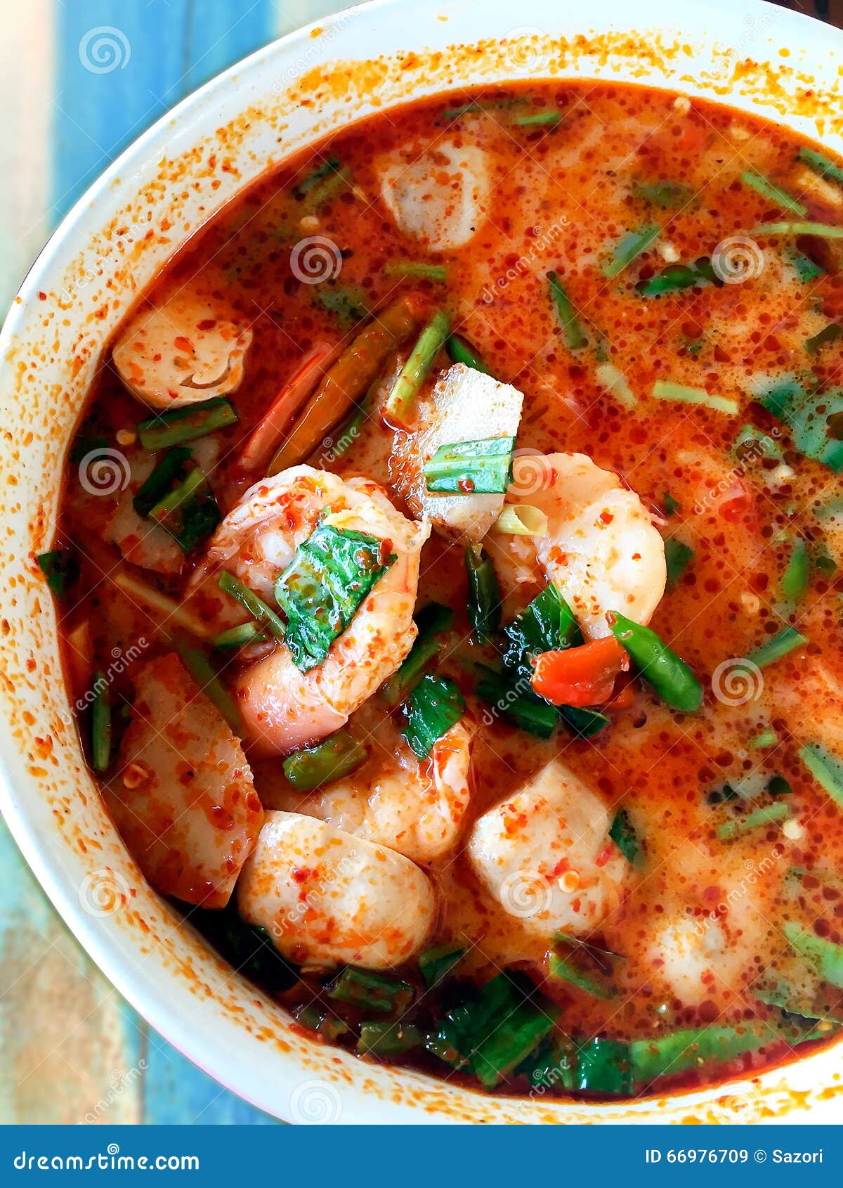 Tom Yum Goong Closeup Thai Food Stock Image - Image of thailand, pepper ...