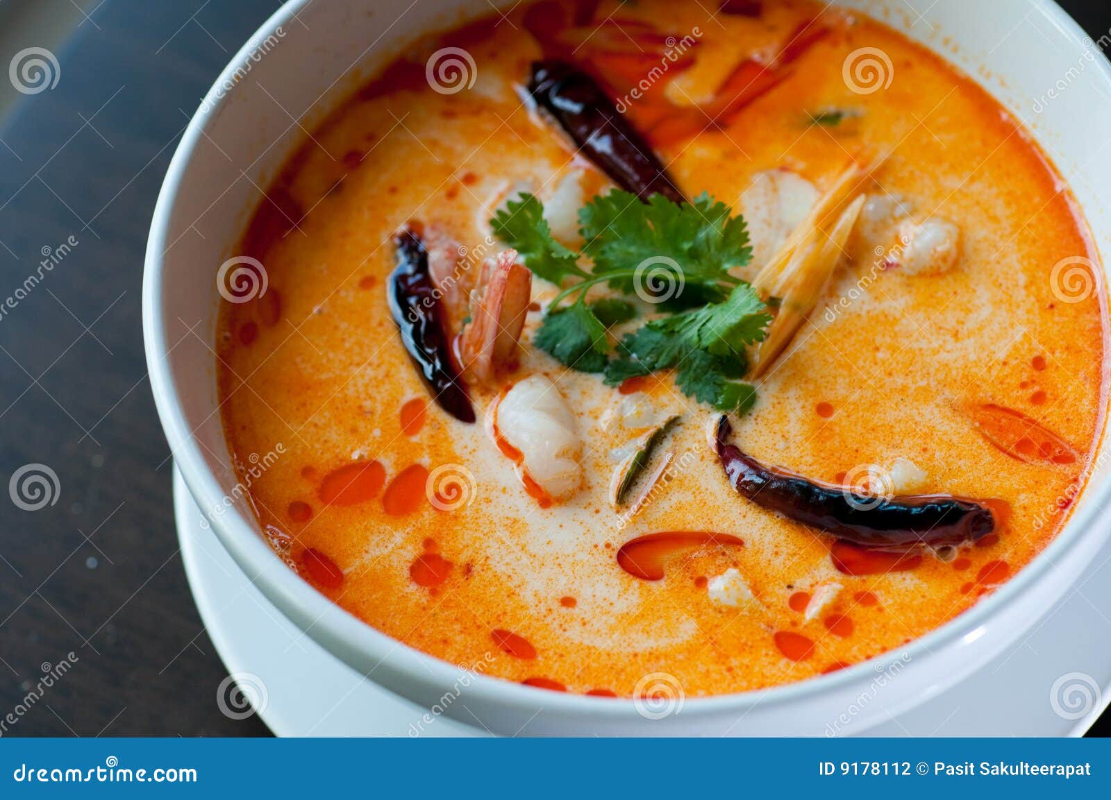 Tom yum gung stock photo. Image of shrimp, white, thai - 9178112