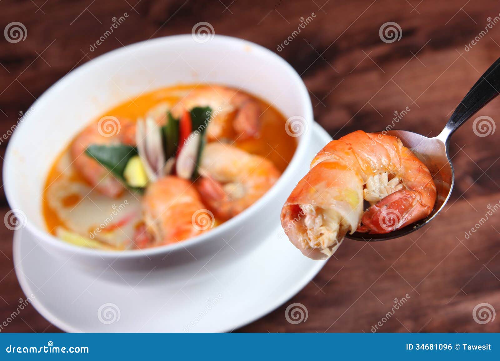 Tom Yum Kung Thai Popular Menu Stock Photo - Image of chili, favorite ...