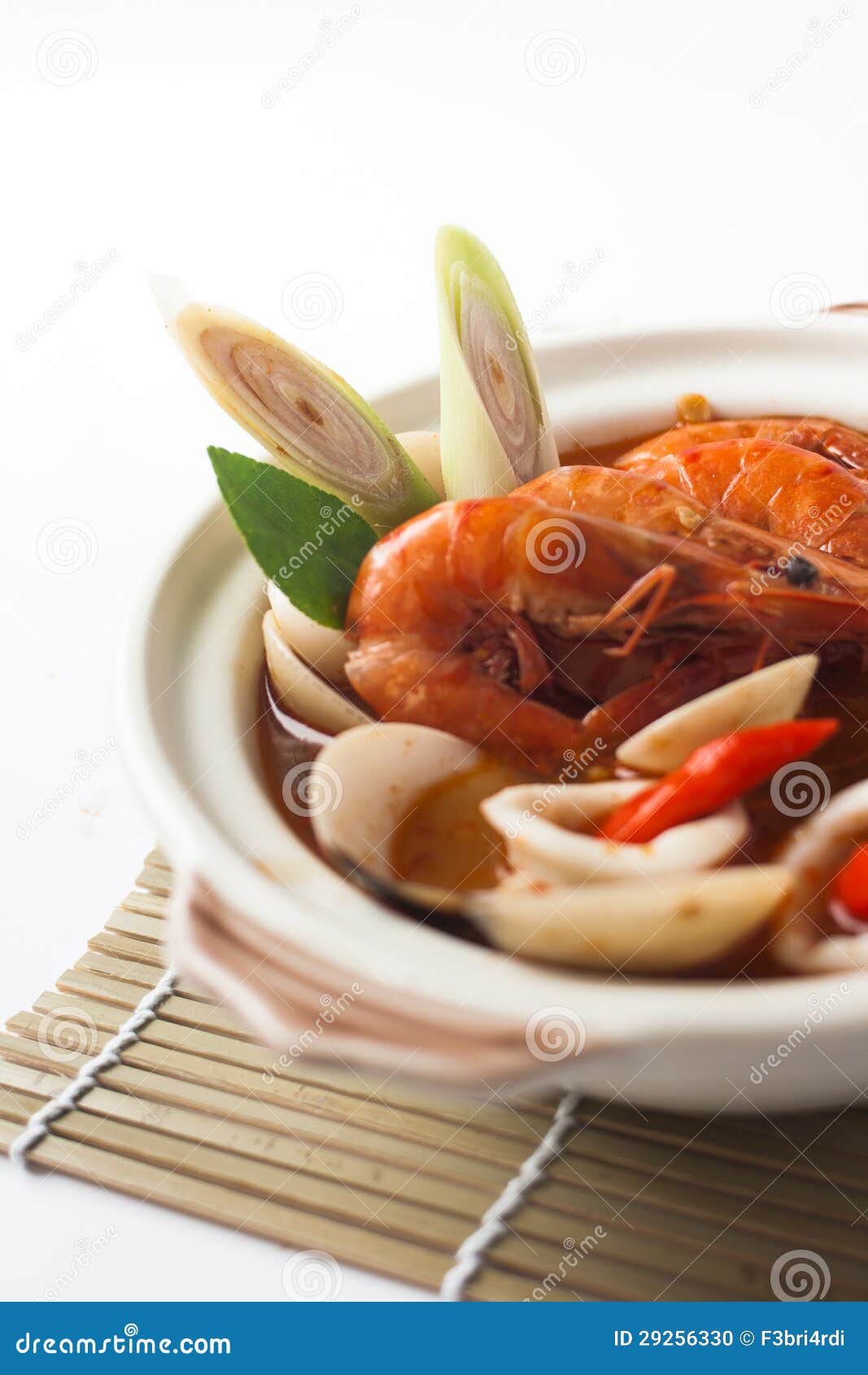 Tom yum seafood soup stock photo. Image of culture, shrimp - 29256330