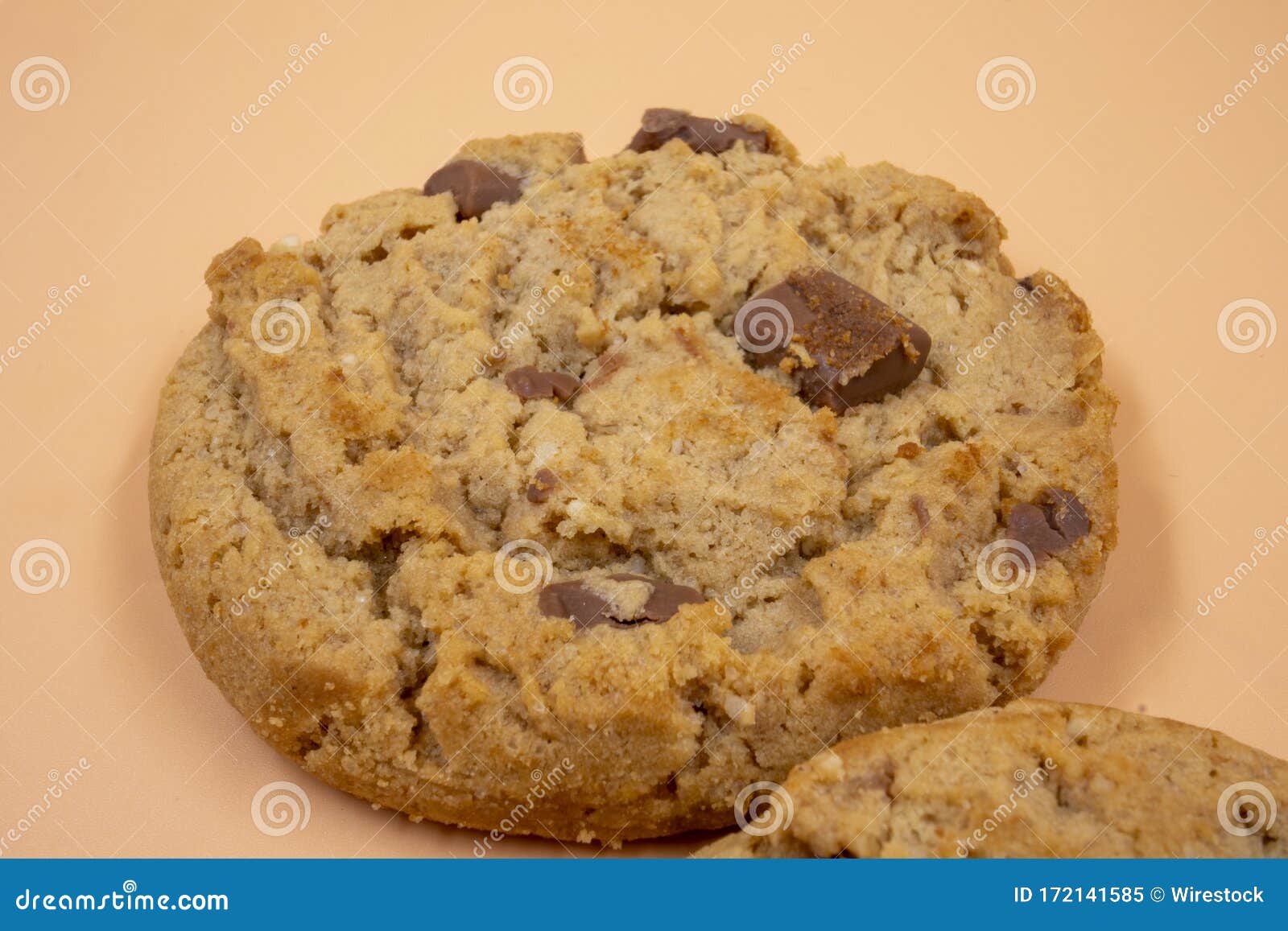 Toma De Estudio De Gran Angular De Una Galleta De Chocolate Imagen de ...