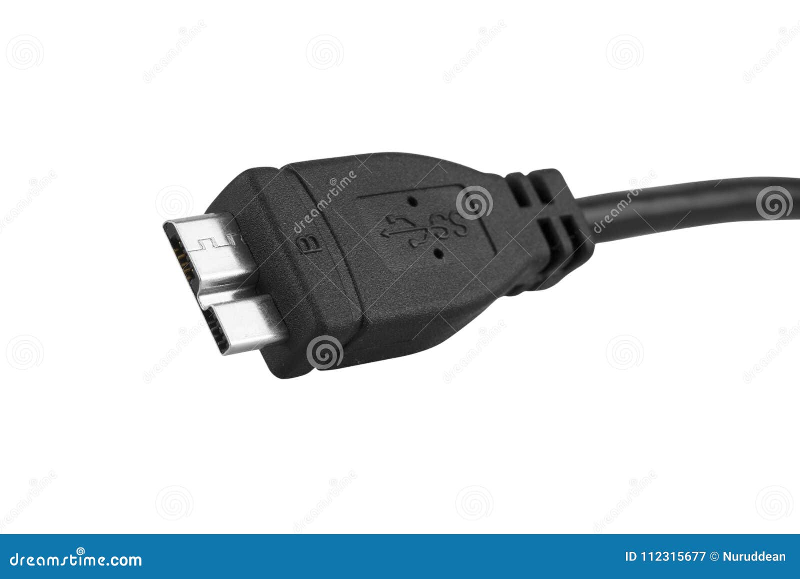 Tomada Do Cabo De USB Isolada No Fundo Branco Imagem de Stock - Imagem ...