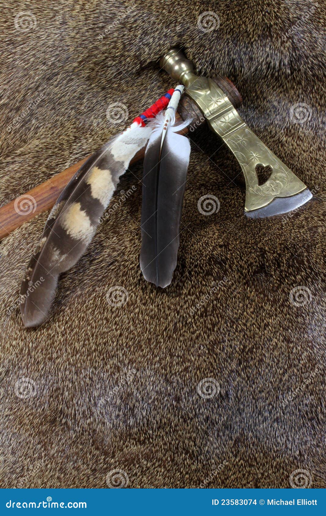 Tomahawk stock photo. Image of people, leather, decorated - 23583074