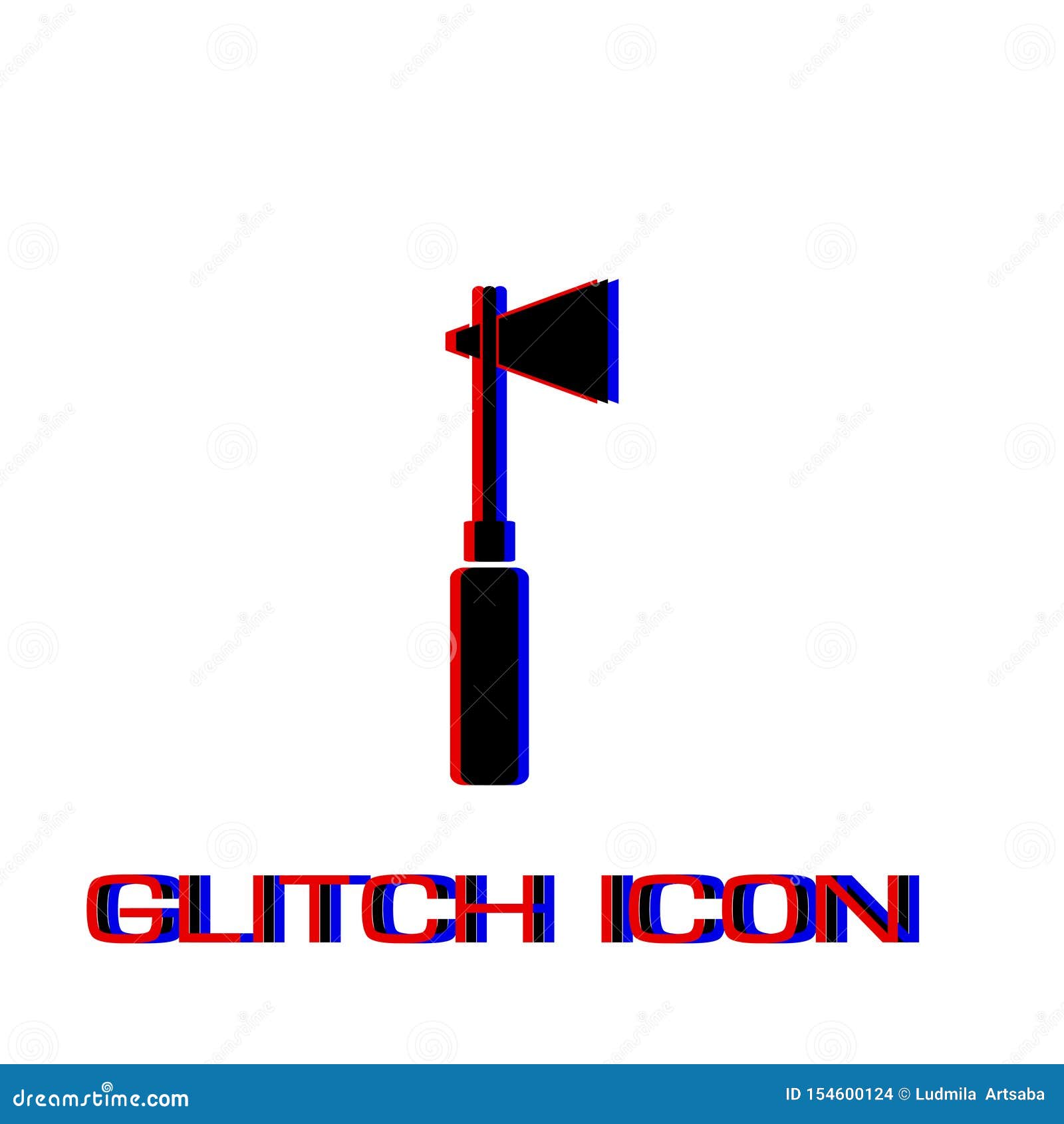 Tomahawk icon flat stock illustration. Illustration of heavy - 154600124