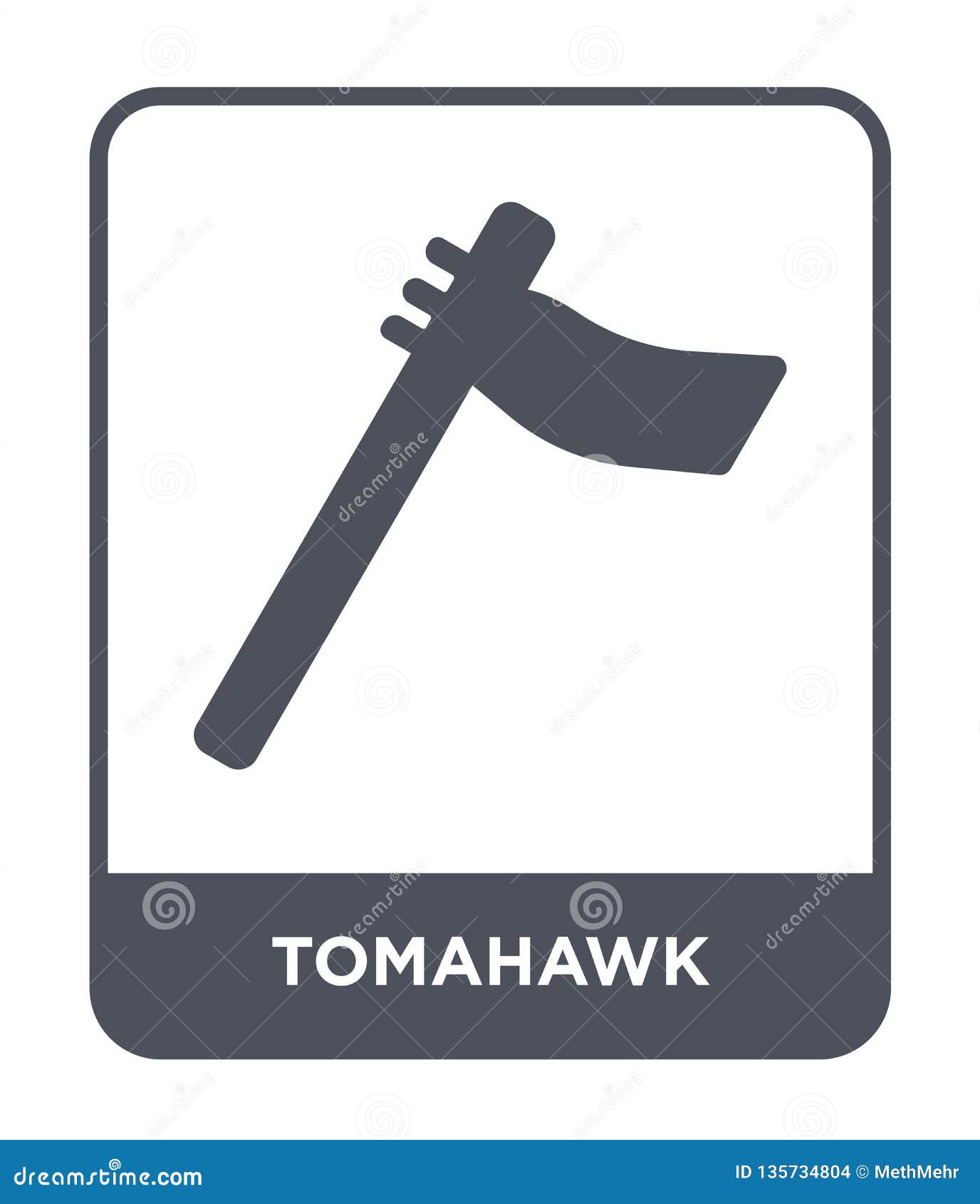 Tomahawk Icon Vector Illustration | CartoonDealer.com #40178632