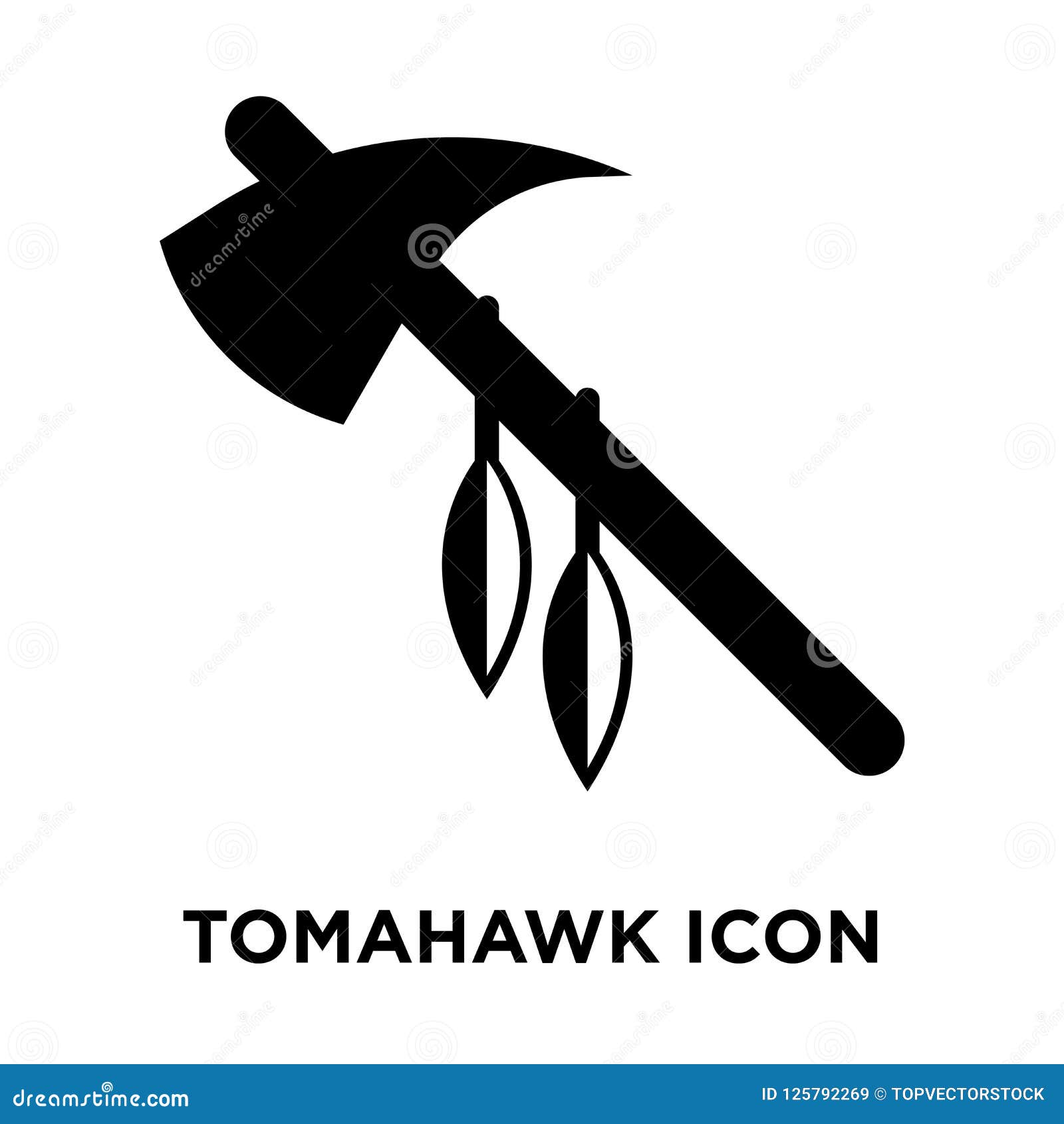 Tomahawk Icon Vector Illustration | CartoonDealer.com #40178632