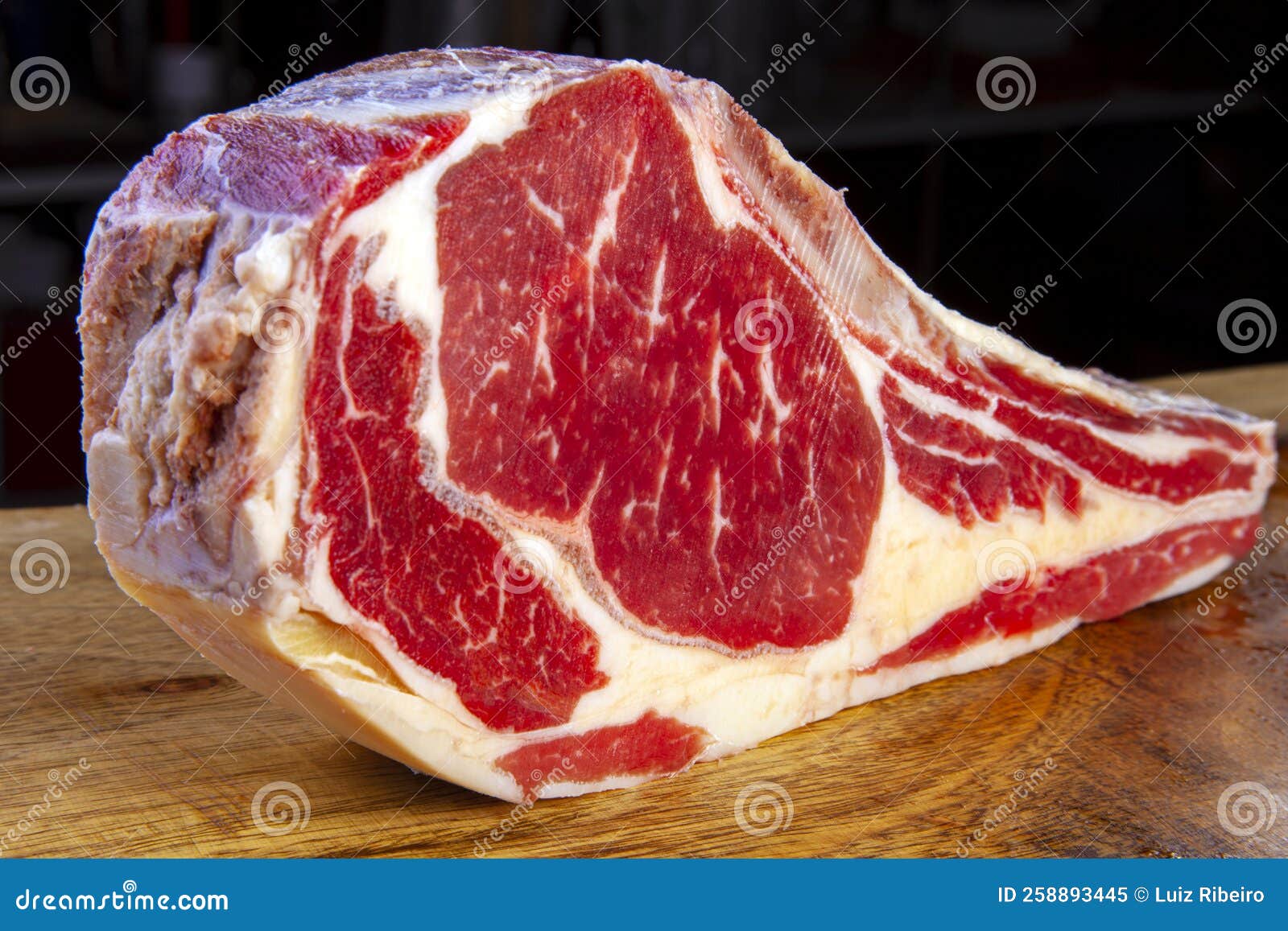 Tomahawk meat raw stock image. Image of beef, entrecote - 258893445
