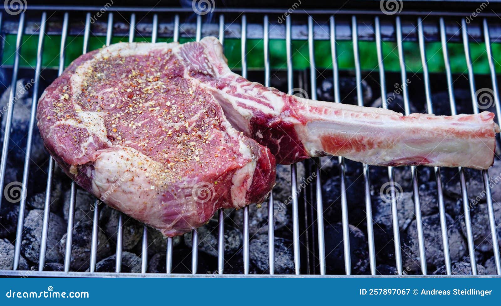 A Tomahawk Steak Stock Image Image Of Bone Fresh Food 257897067