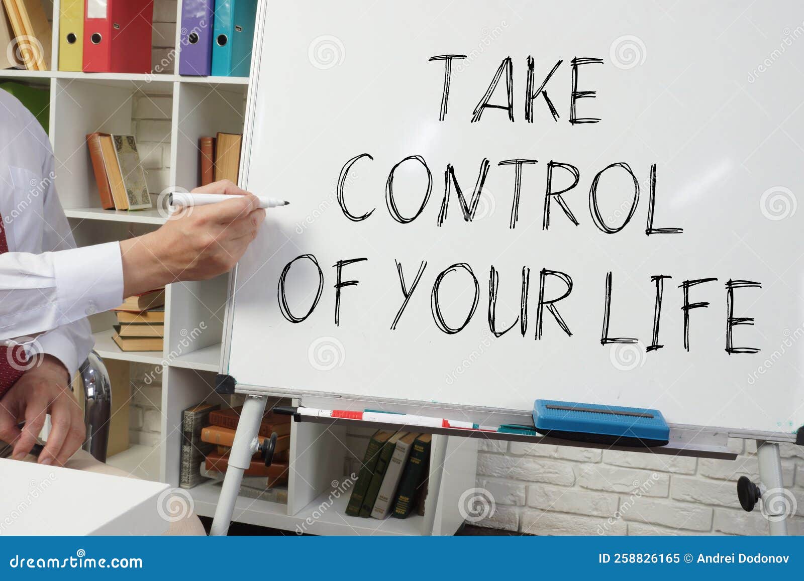 Tomar El Control De Su Vida Se Muestra Usando El Texto Imagen de ...