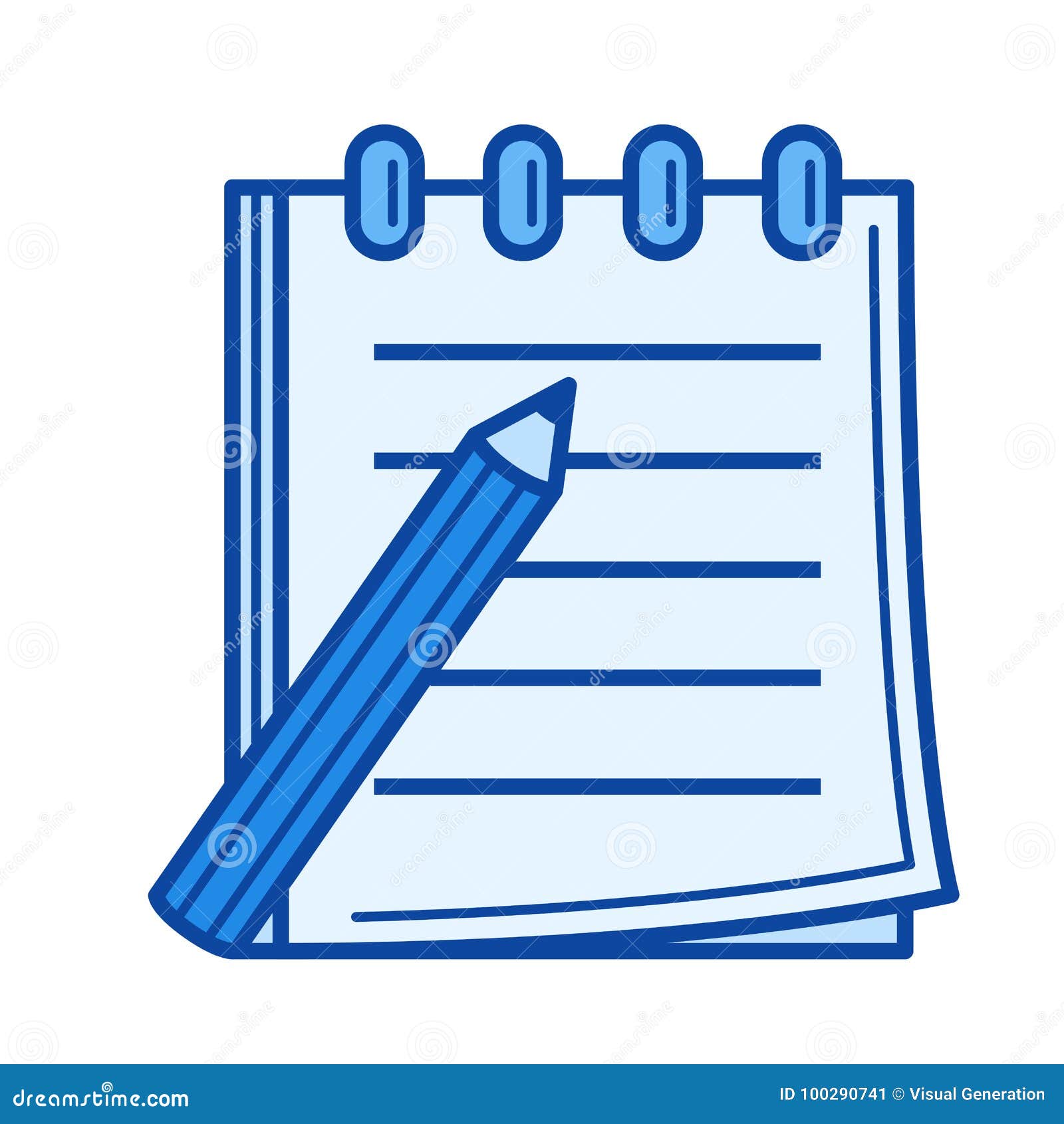 Tomar La Línea Icono De La Nota Ilustración del Vector - Ilustración de ...