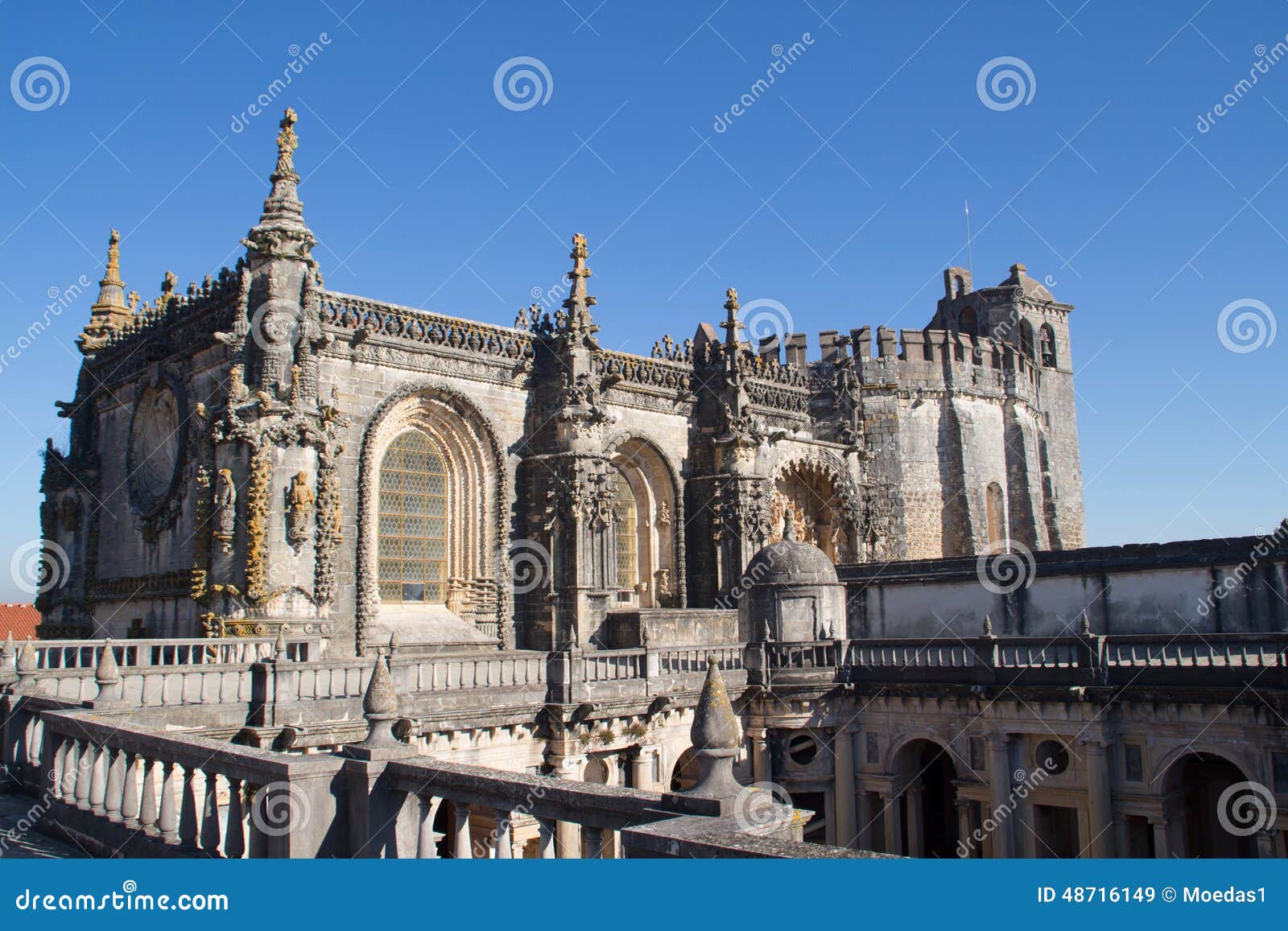 Tomar stock image. Image of portuguese, convent, nature - 48716149