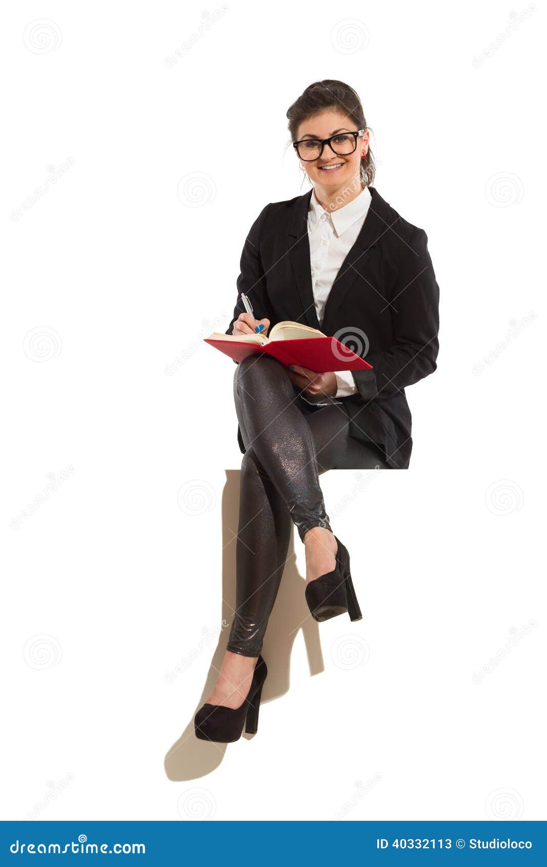 Tomar una nota. imagen de archivo. Imagen de nota, collar - 40332113