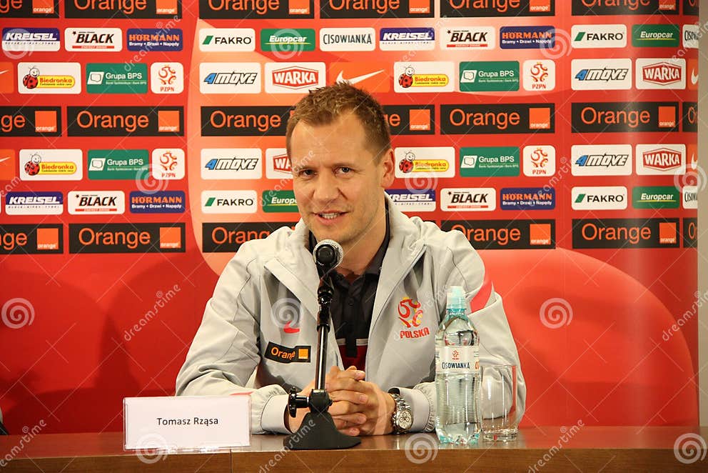 Tomasz Rzasa editorial photo. Image of polish, soccer - 23599421