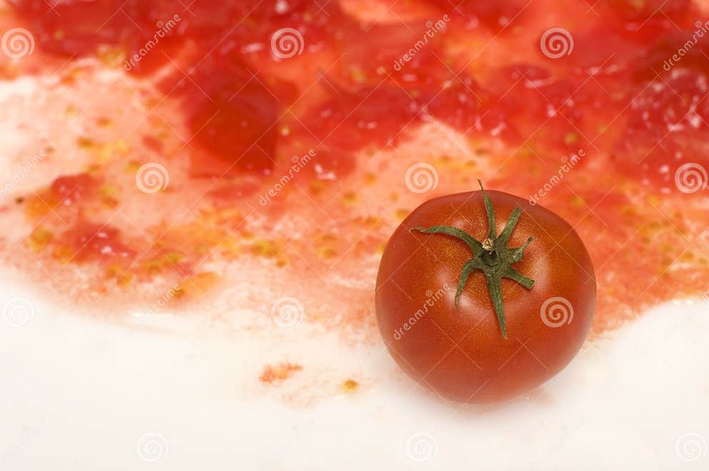 Tomate 1 foto de archivo. Imagen de desayuno, machacado - 3049456