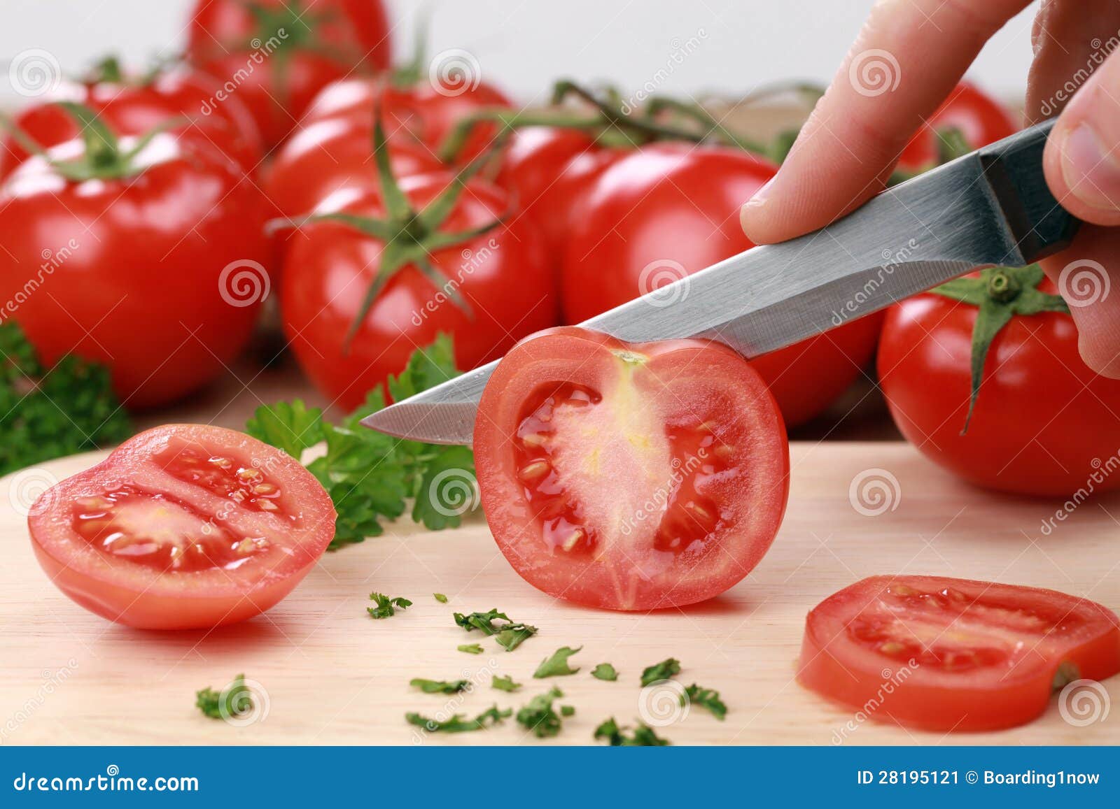 Tomate cortado imagen de archivo. Imagen de rebanado - 28195121