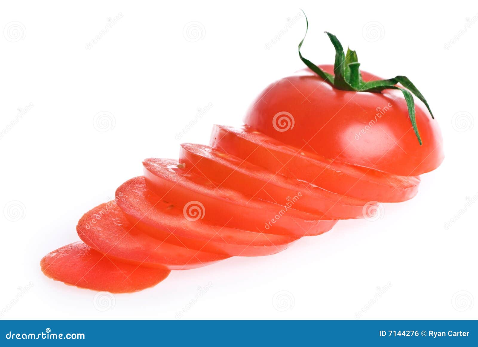 Tomate cortado foto de stock. Imagem de cozinhar, orgânico - 7144276