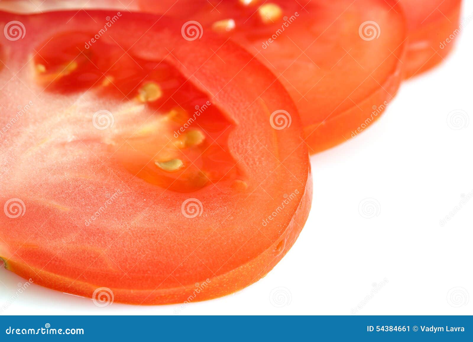 Tomate cortado en blanco imagen de archivo. Imagen de comer - 54384661