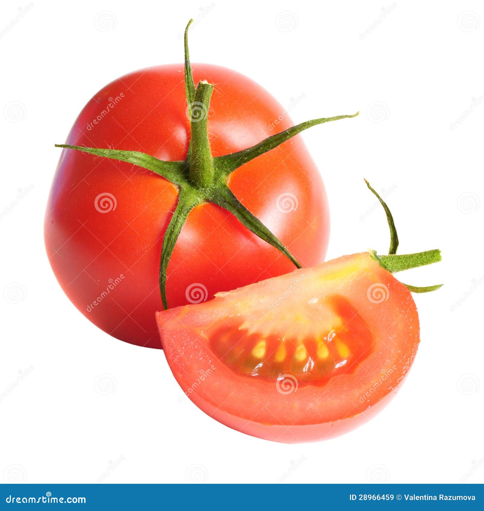 Tomate rojo aislado imagen de archivo. Imagen de frente - 28966459