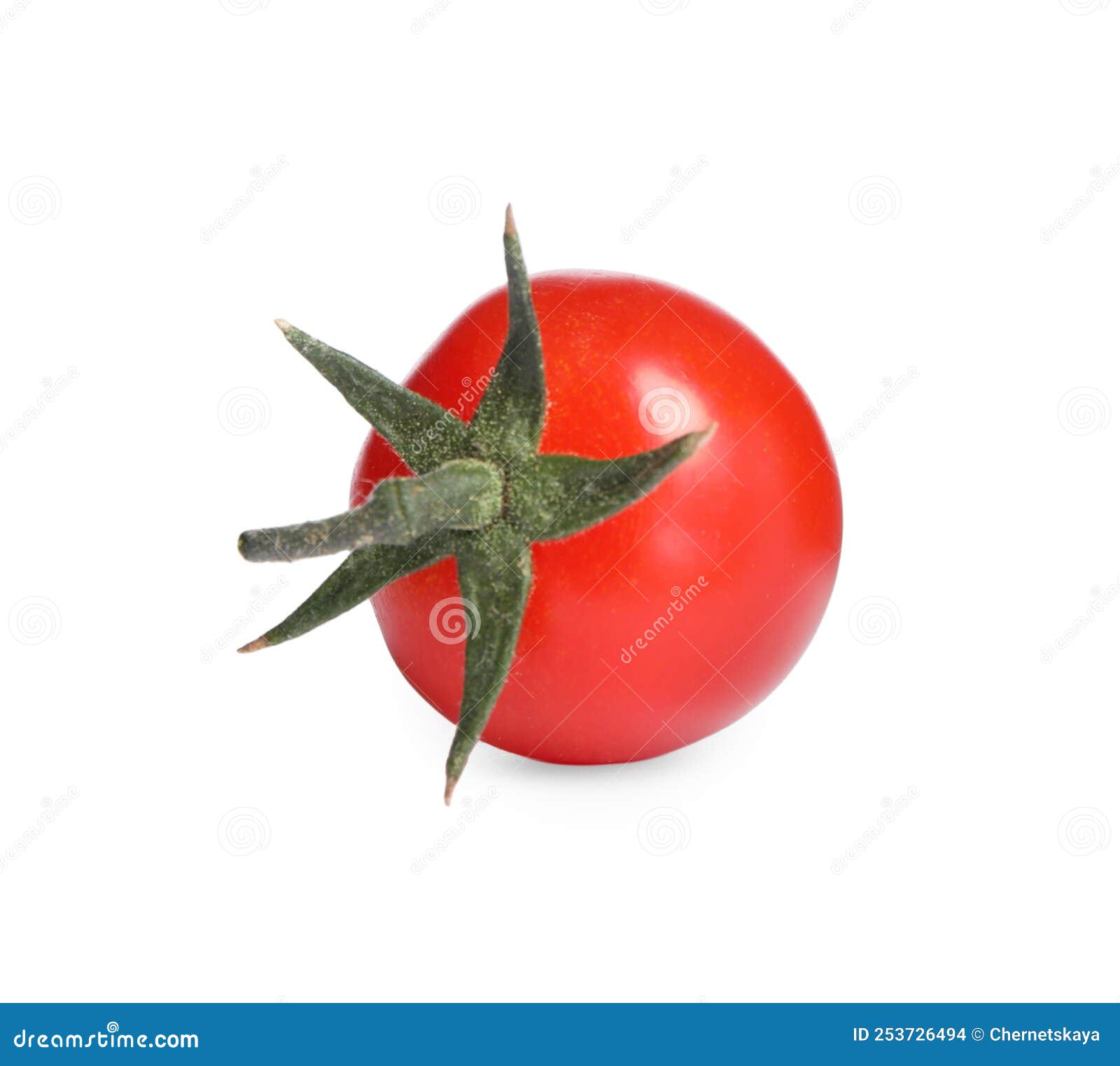 Tomate Rojo Completo Aislado En Blanco Foto de archivo - Imagen de ...